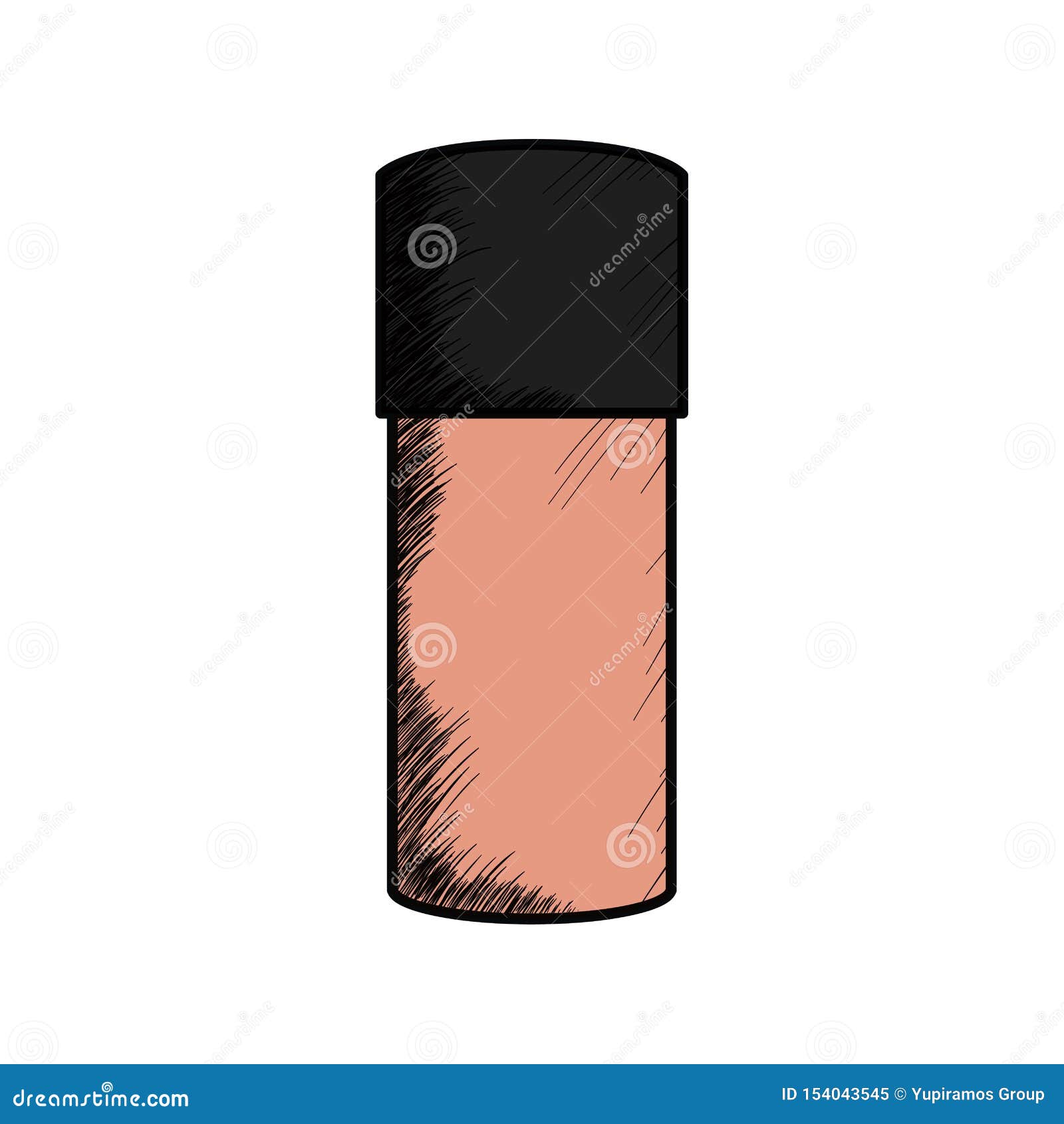 Bottle of Make Up Drawing Icon Stock Vector - Illustration of ...