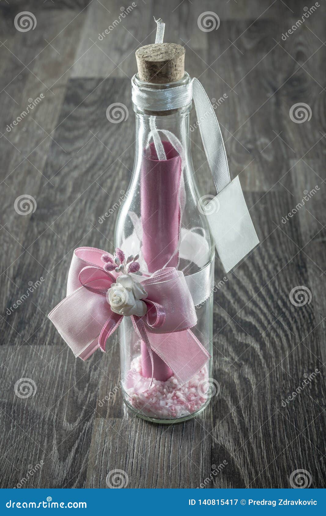A Bottle with a Message Inside Stock Image - Image of absence, note ...