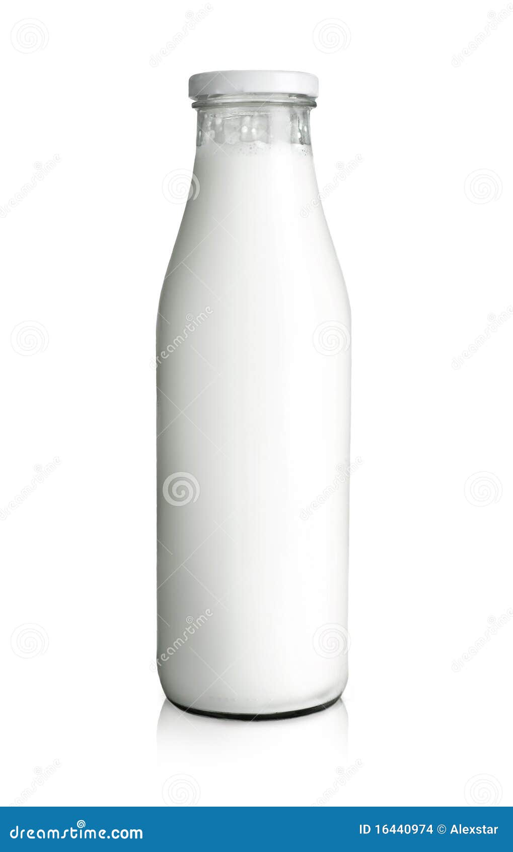 Bottle of milk stock photo. Image of closeup, isolated - 16440974