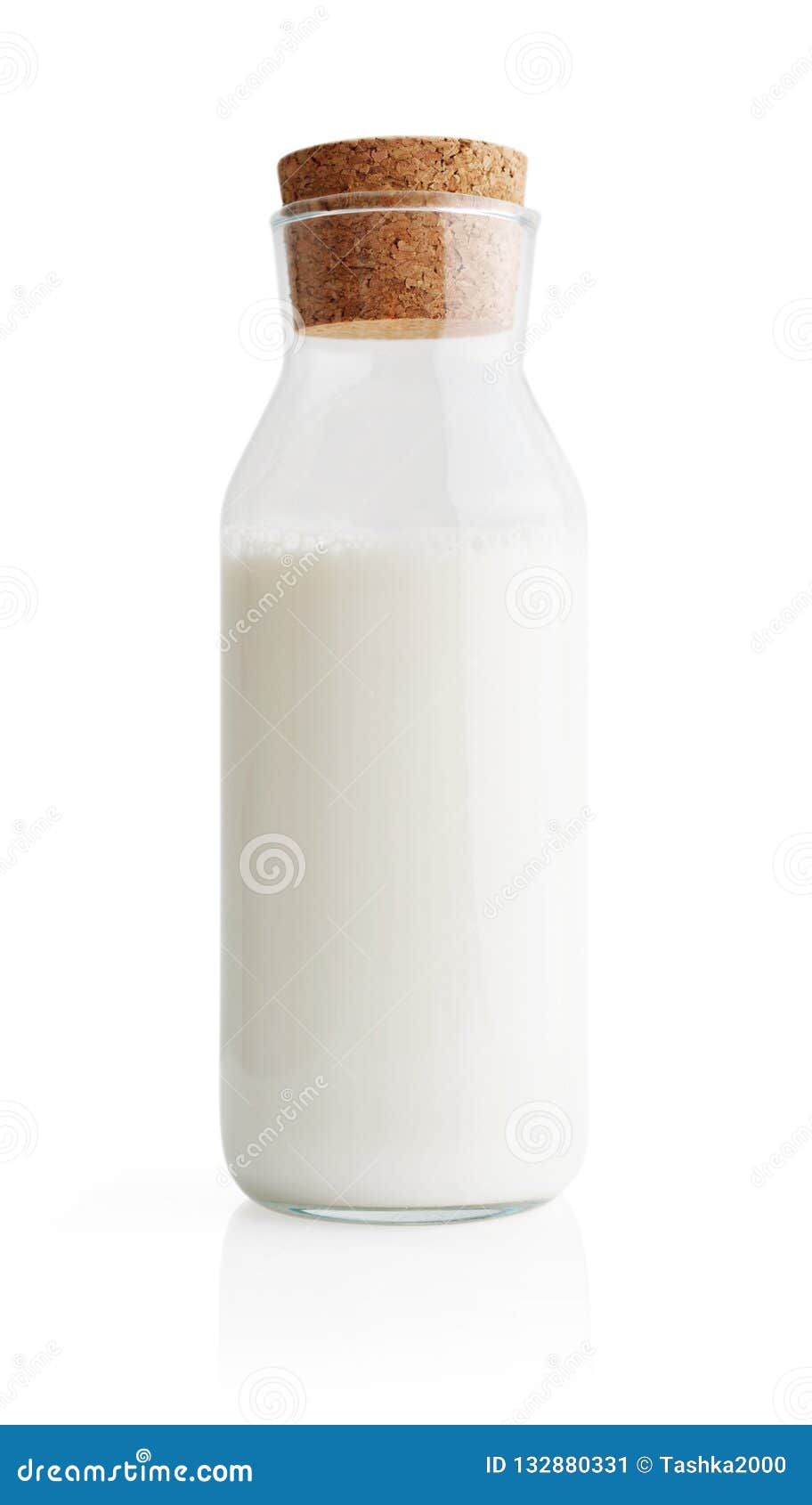 Bottle of milk stock image. Image of diet, glass, breakfast - 132880331