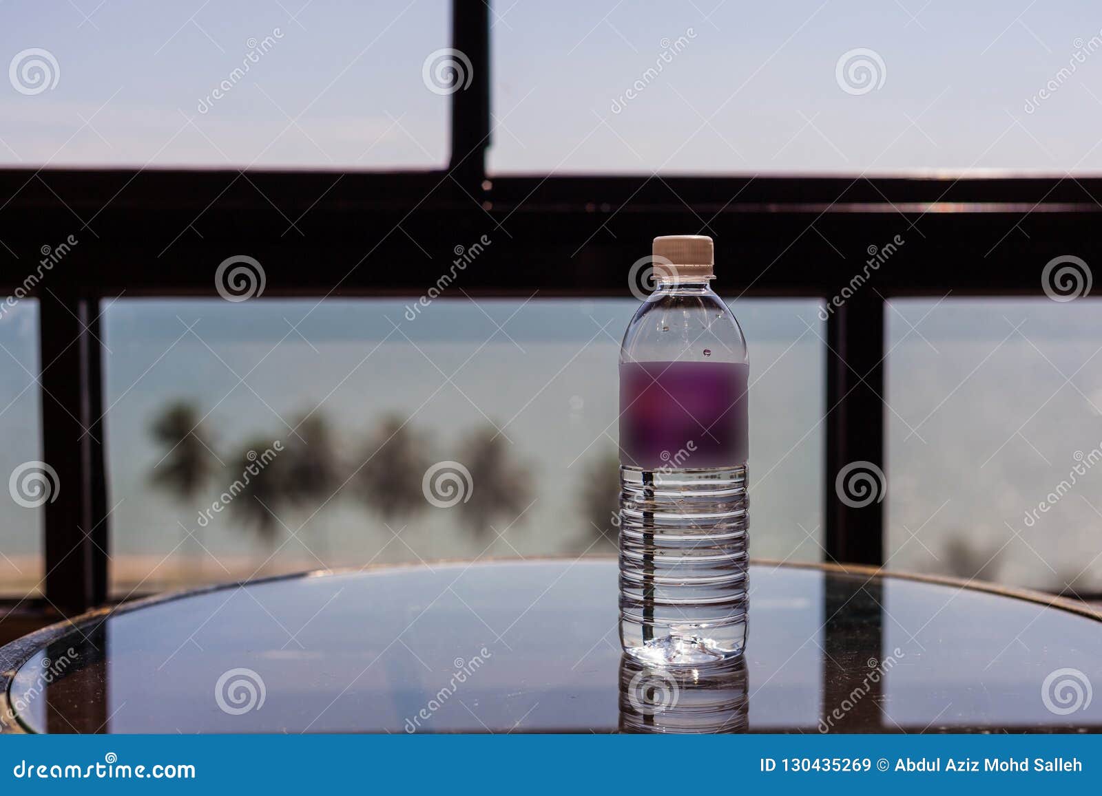 Mineral water at the table stock image. Image of beverage - 130435269