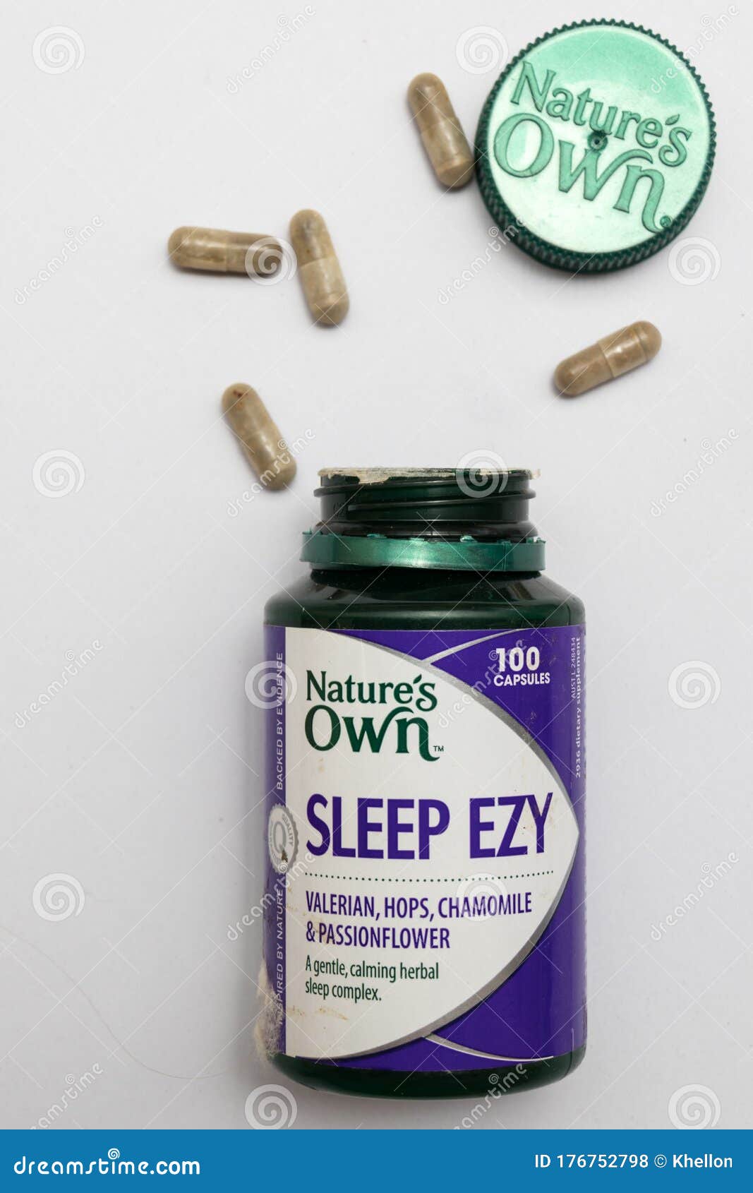 Bottle of Natures Own Sleep Ezy Tablets Editorial Stock Photo - Image ...