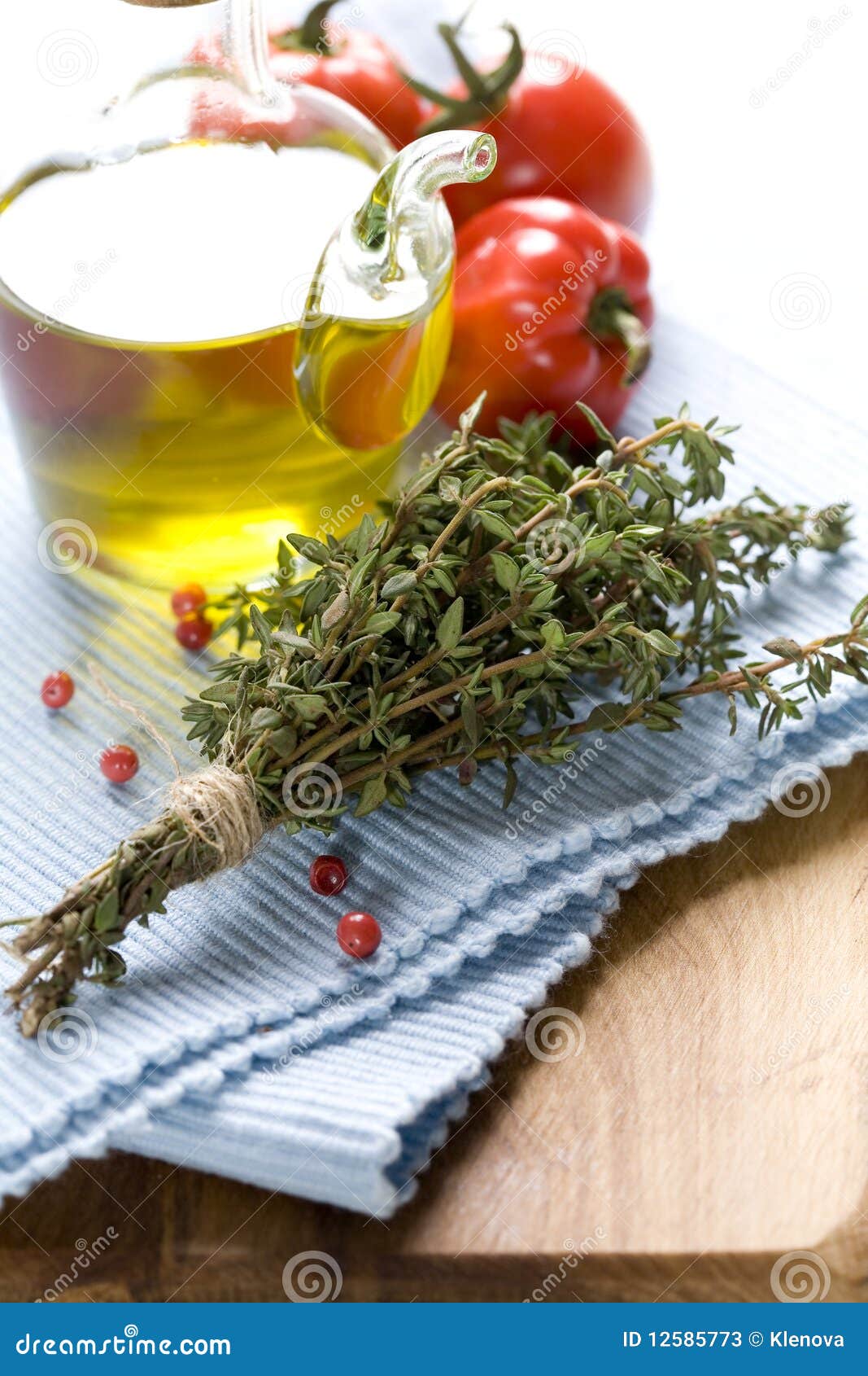 Bottle of Olive Oil and Condiments Stock Image - Image of soup, gourmet ...