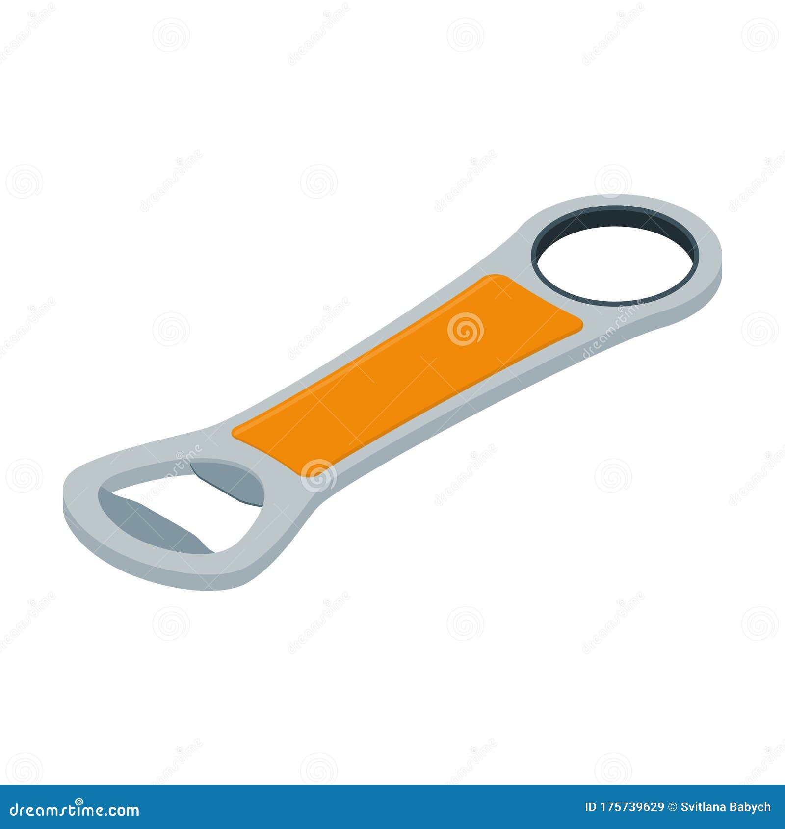 Bottle-opener Isometric Vector Icon.Cartoon Vector Icon Isolated On ... Bottle-opener Isometric Vector Icon.Cartoon Vector Icon Isolated On ...