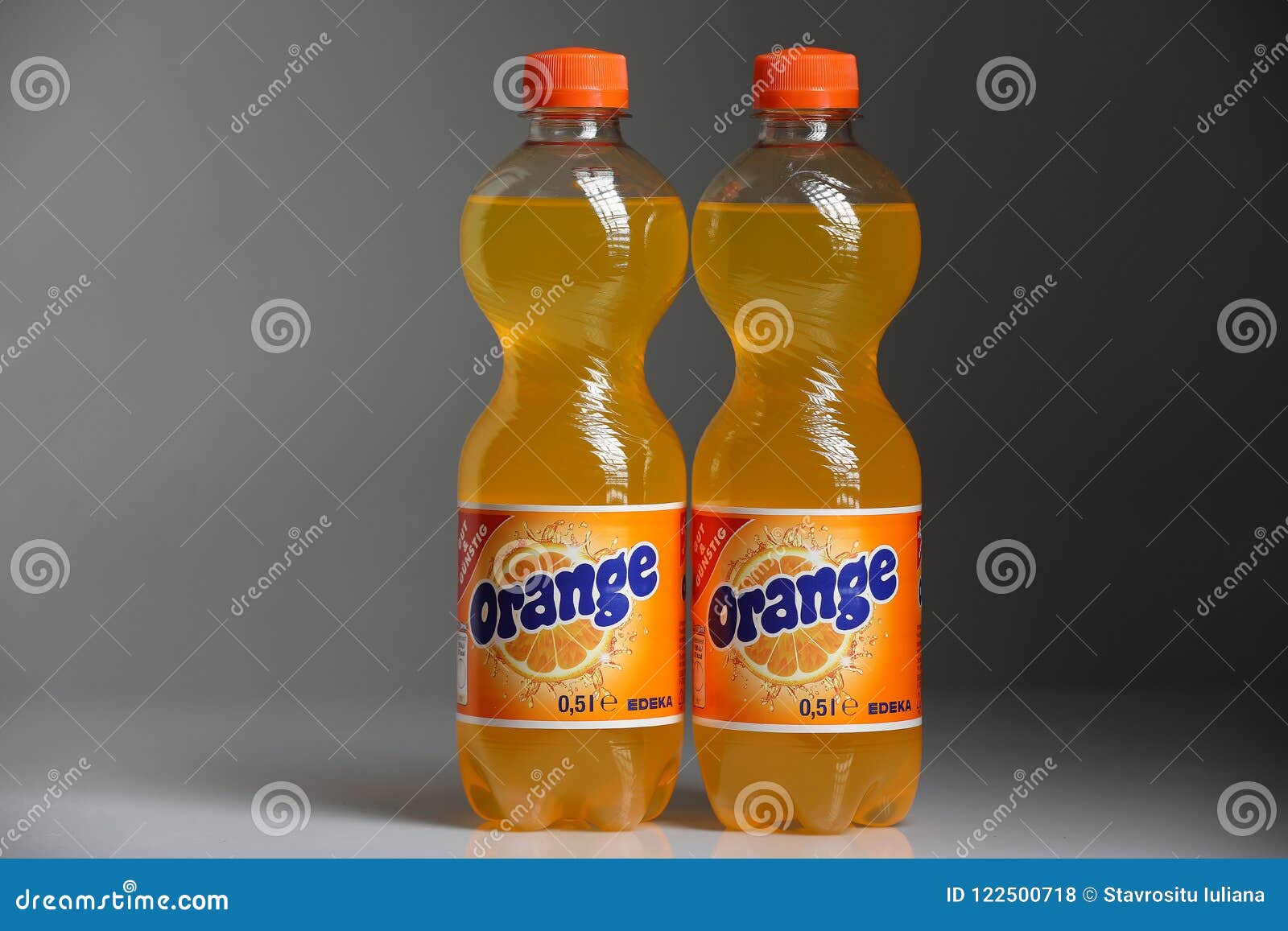 Bottle of Orange Juice from Edeka, German Private Brand Editorial Stock ...