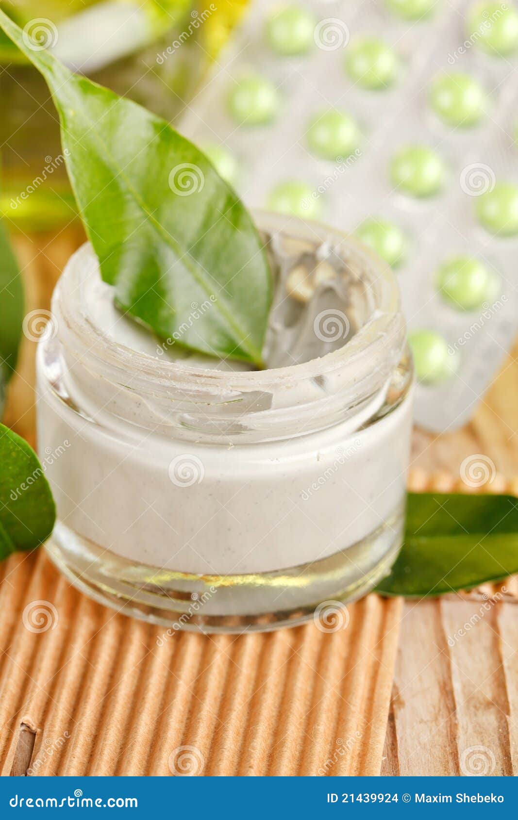 Bottle of organic cream stock photo. Image of natural - 21439924
