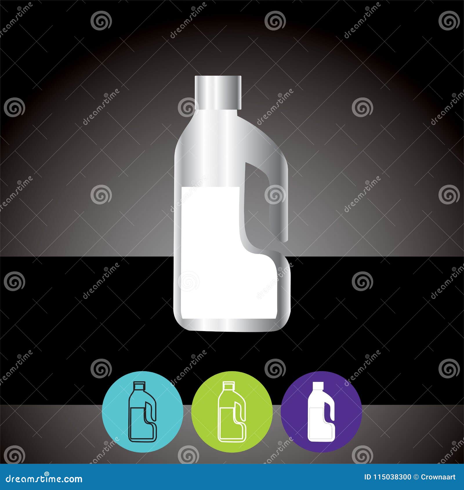 Bottle and packaging stock illustration. Illustration of package ...