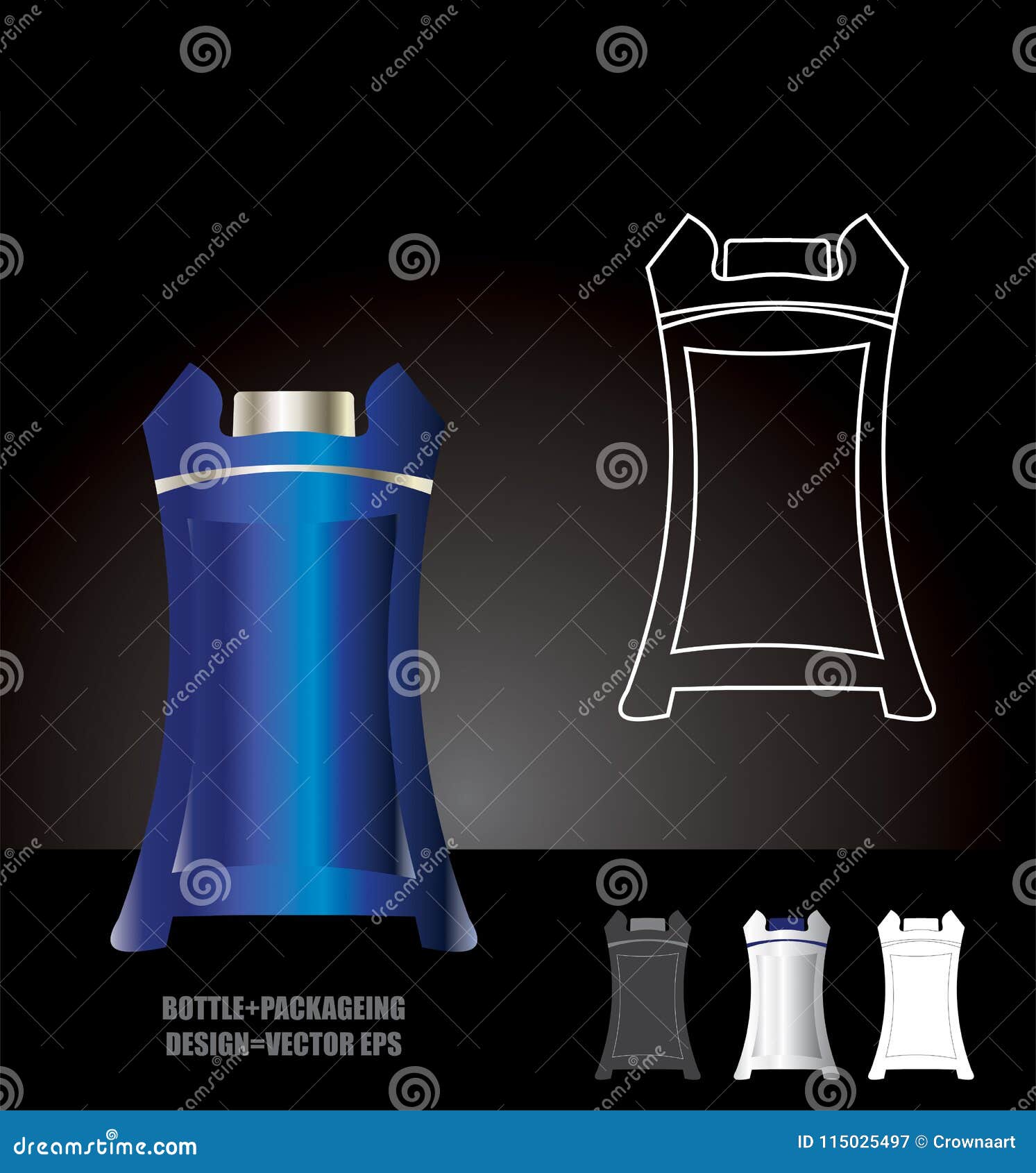 Bottle and packaging stock illustration. Illustration of packaging ...