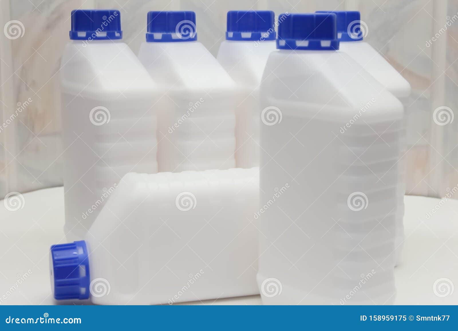 Bottle, Container, Plastic, White 1 Liter Stock Image - Image of garlic ...