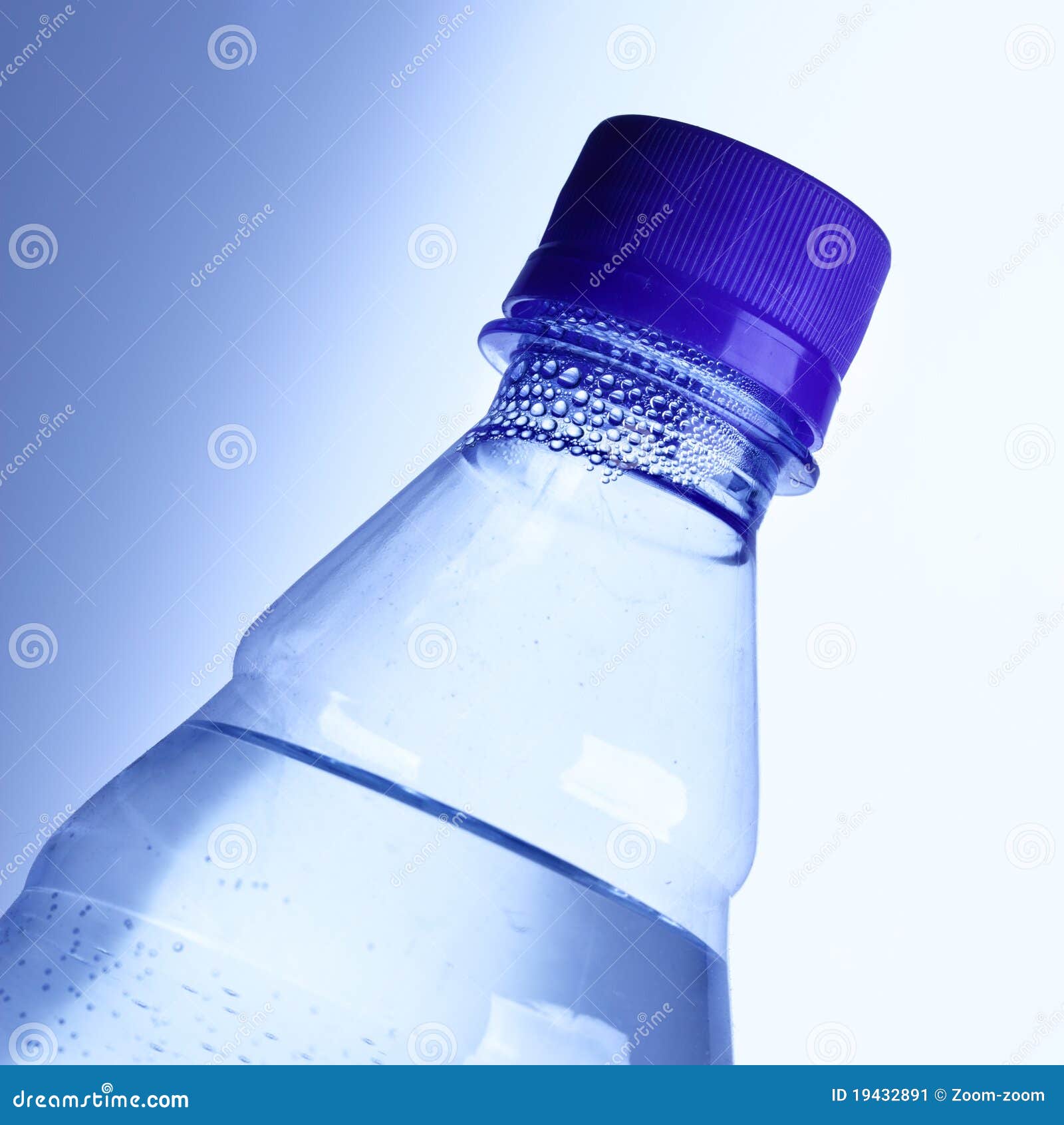 Bottle with pure water stock image. Image of liquid, health - 19432891