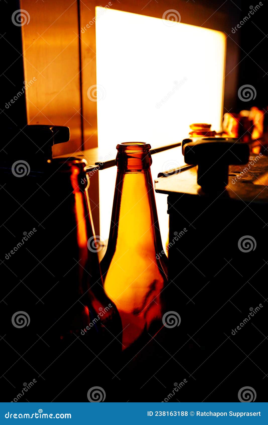 Bottle Quality Check Inspection Process Stock Photo - Image of conveyor ...