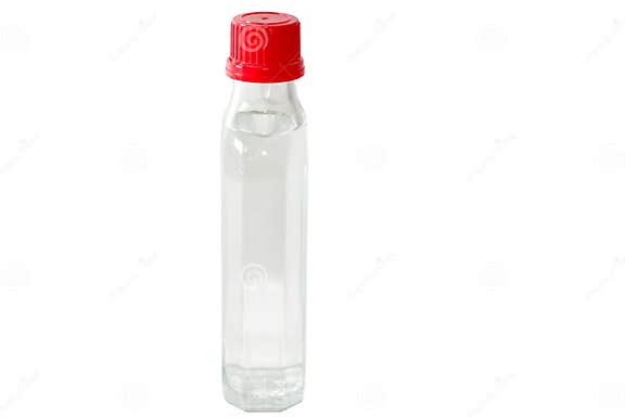 Bottle with red cap stock image. Image of poster, energy - 11477469