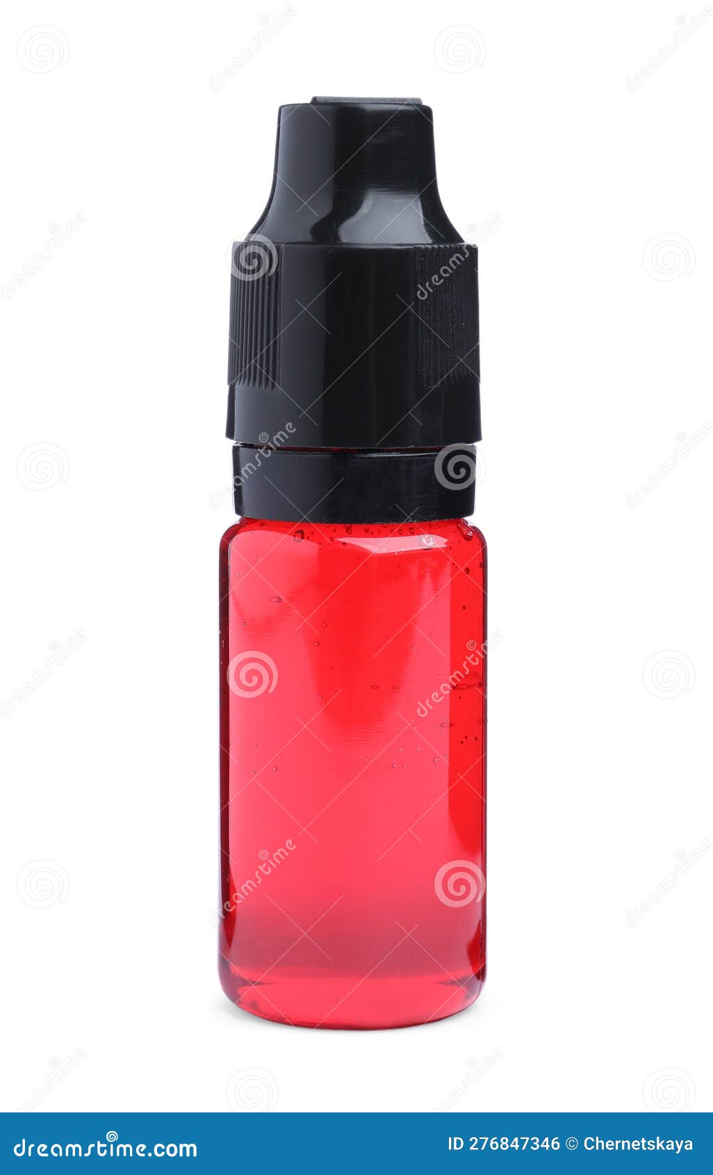 Bottle of Red Food Coloring on White Stock Photo - Image of healthy ...
