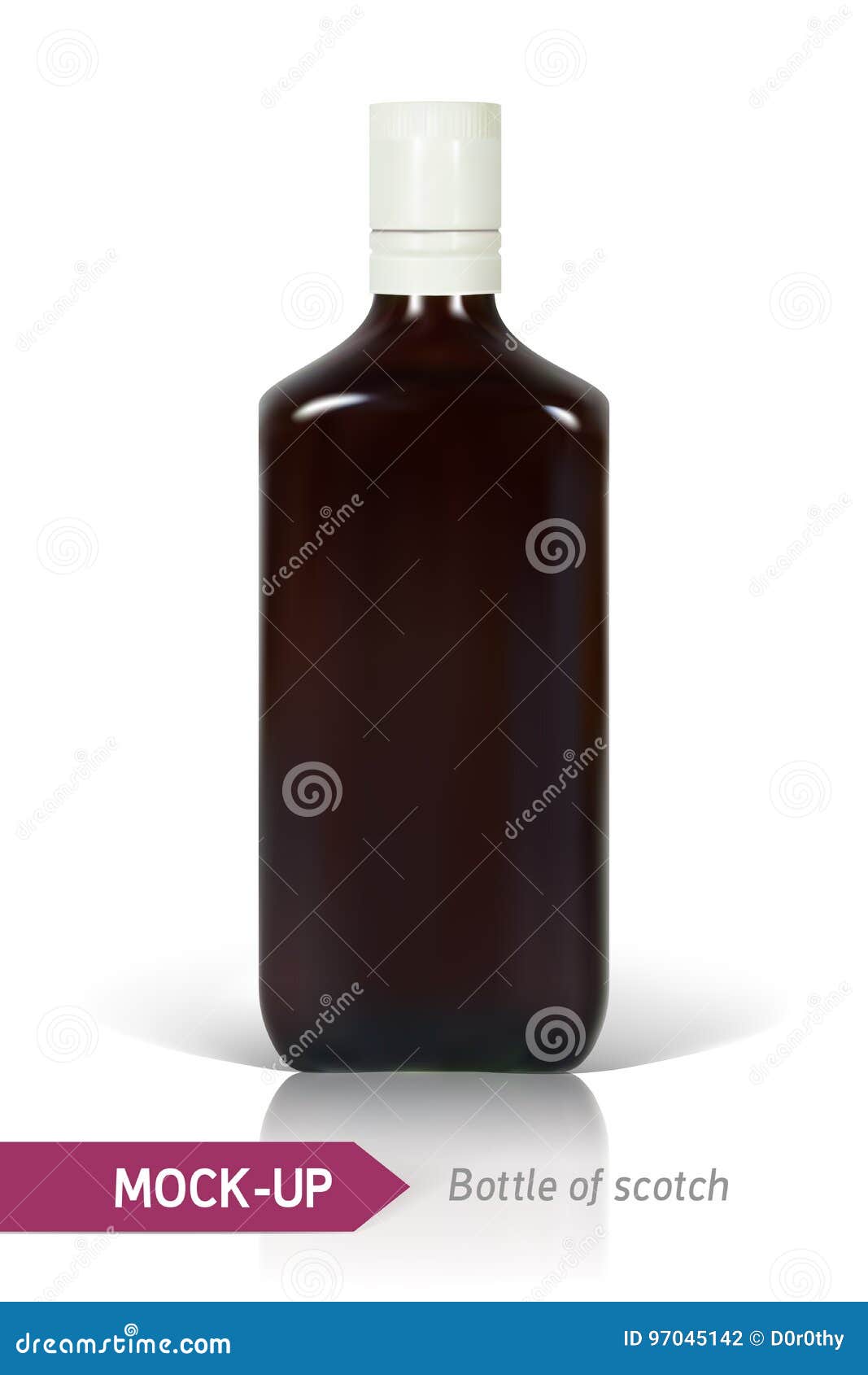 Bottle Scotch Seamless Pattern. Glass Of Whiskey And Ice Ornament ...