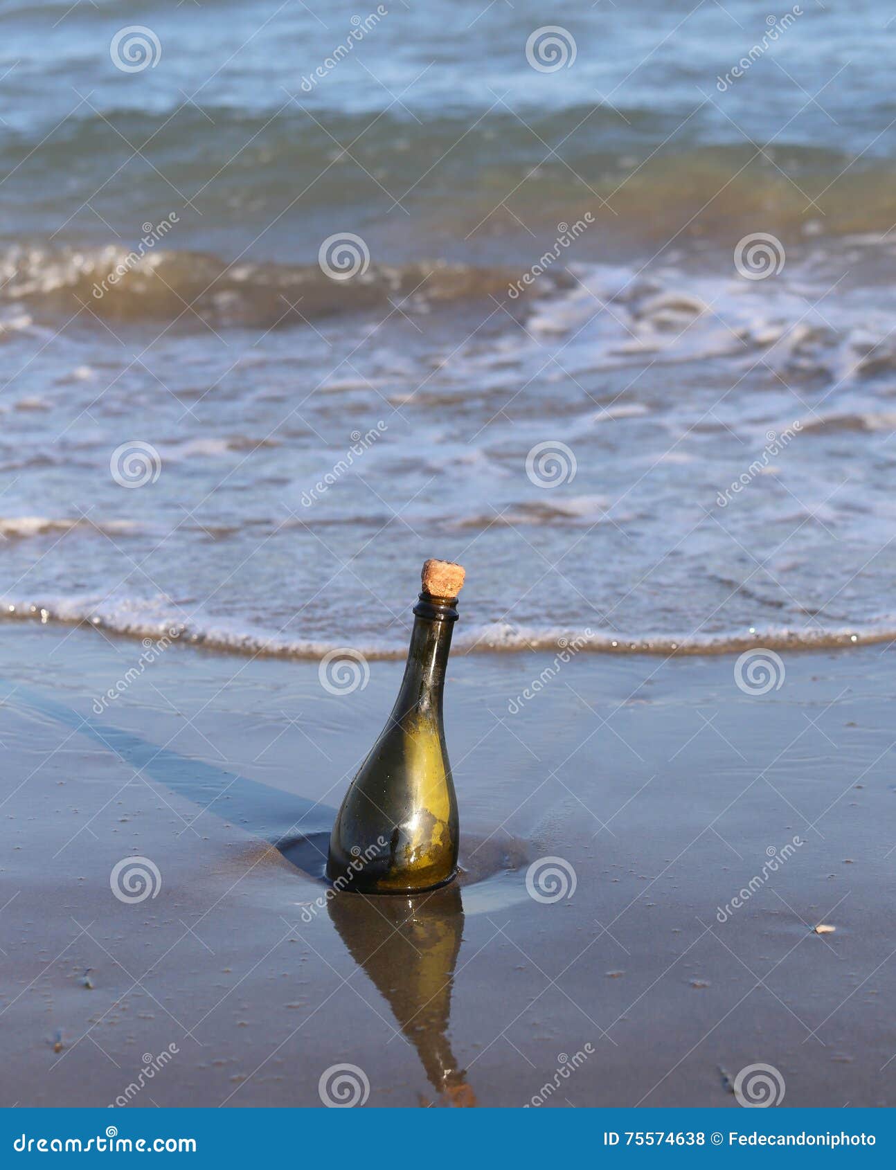 Bottle with a Secret Message Stock Photo - Image of hope, conceptual ...
