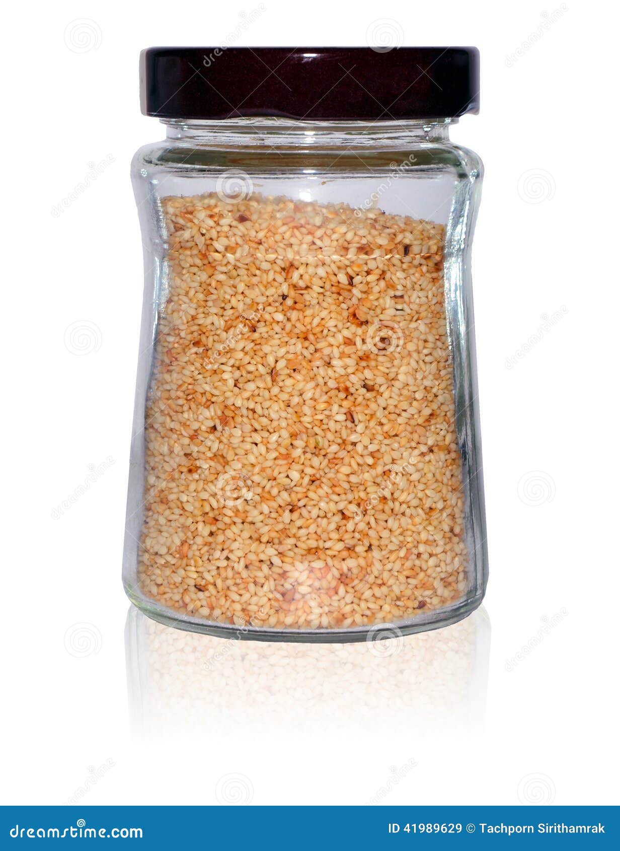 Bottle of sesame stock image. Image of container, seeds - 41989629