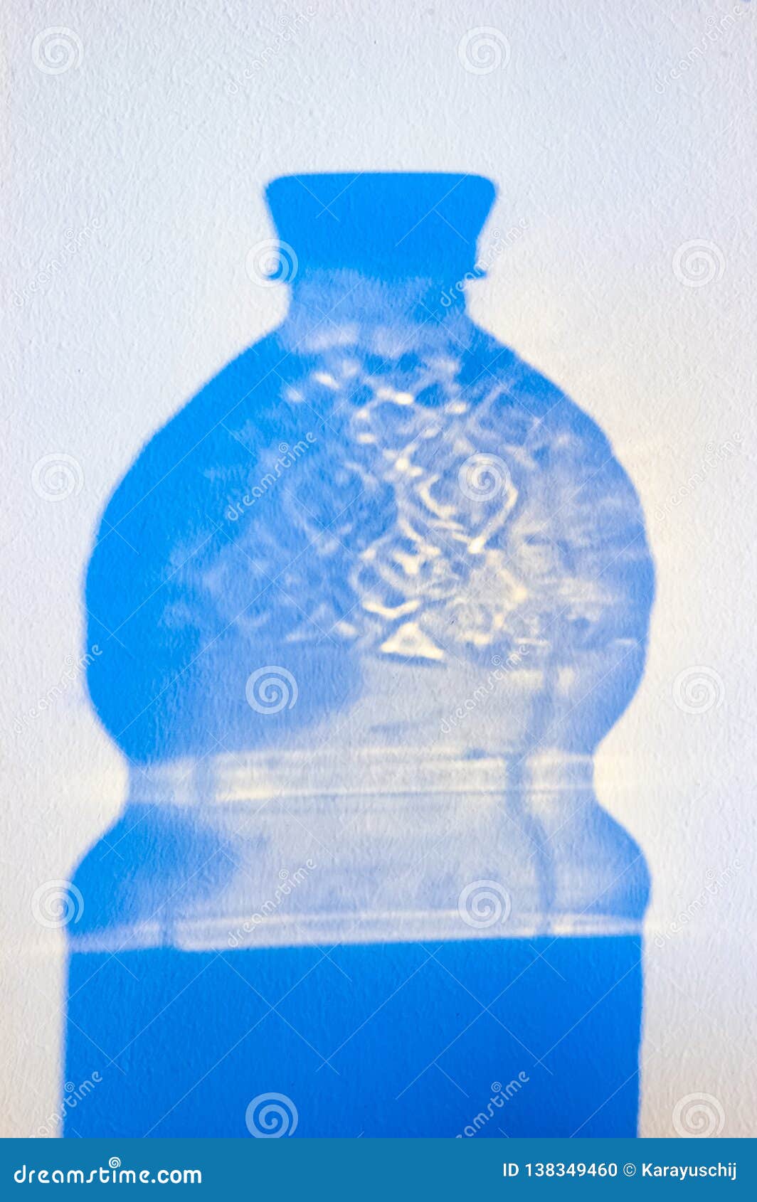 Bottle Shadow Projection stock photo. Image of green - 138349460