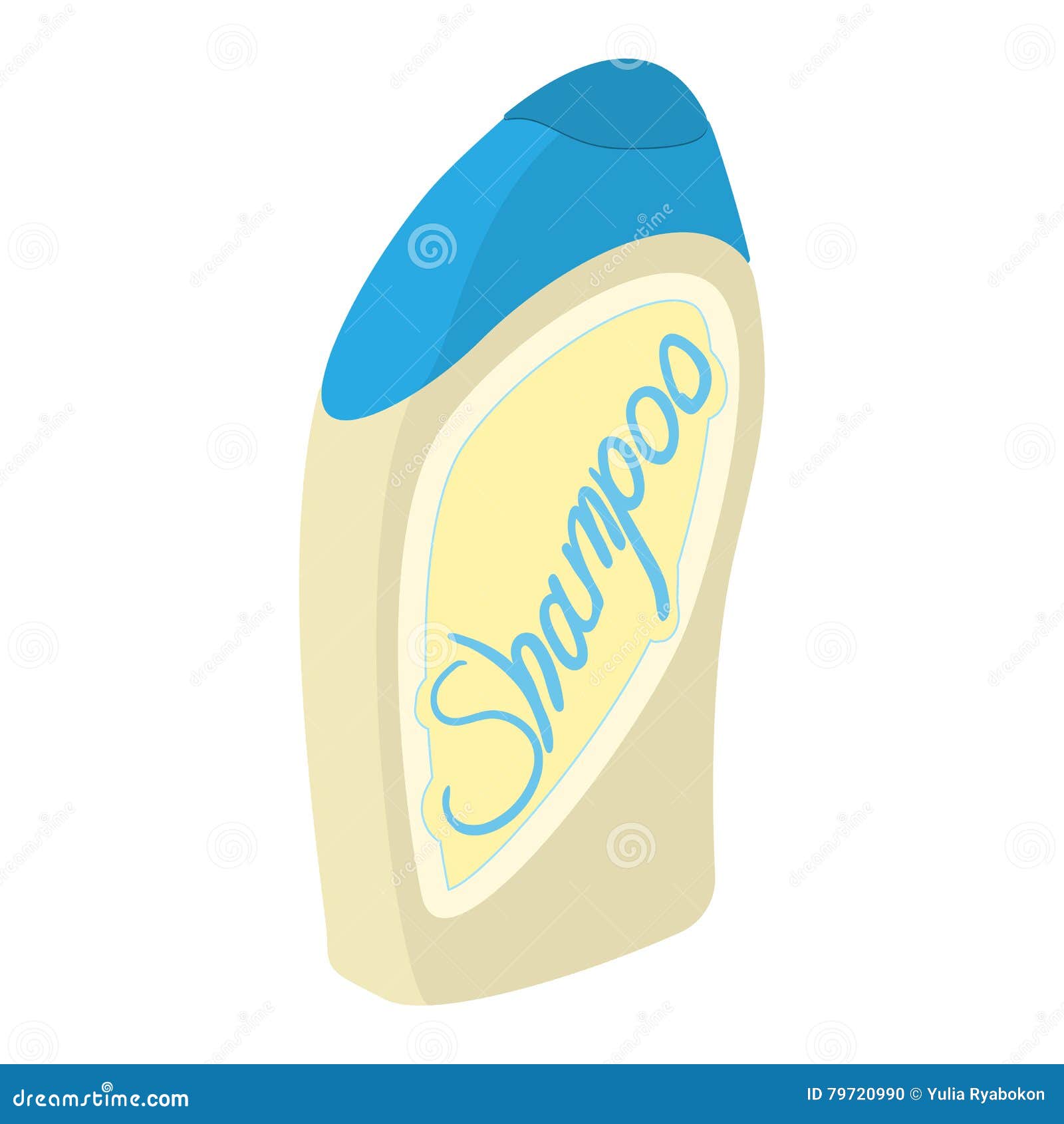 Bottle of Shampoo Cartoon Icon Stock Vector - Illustration of ...