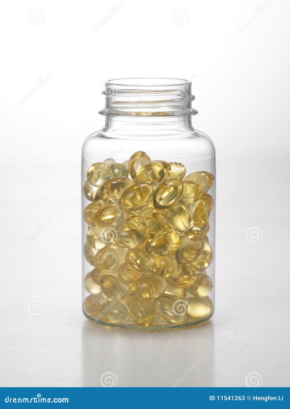 Bottle of soft gels stock image. Image of medicament - 11541263