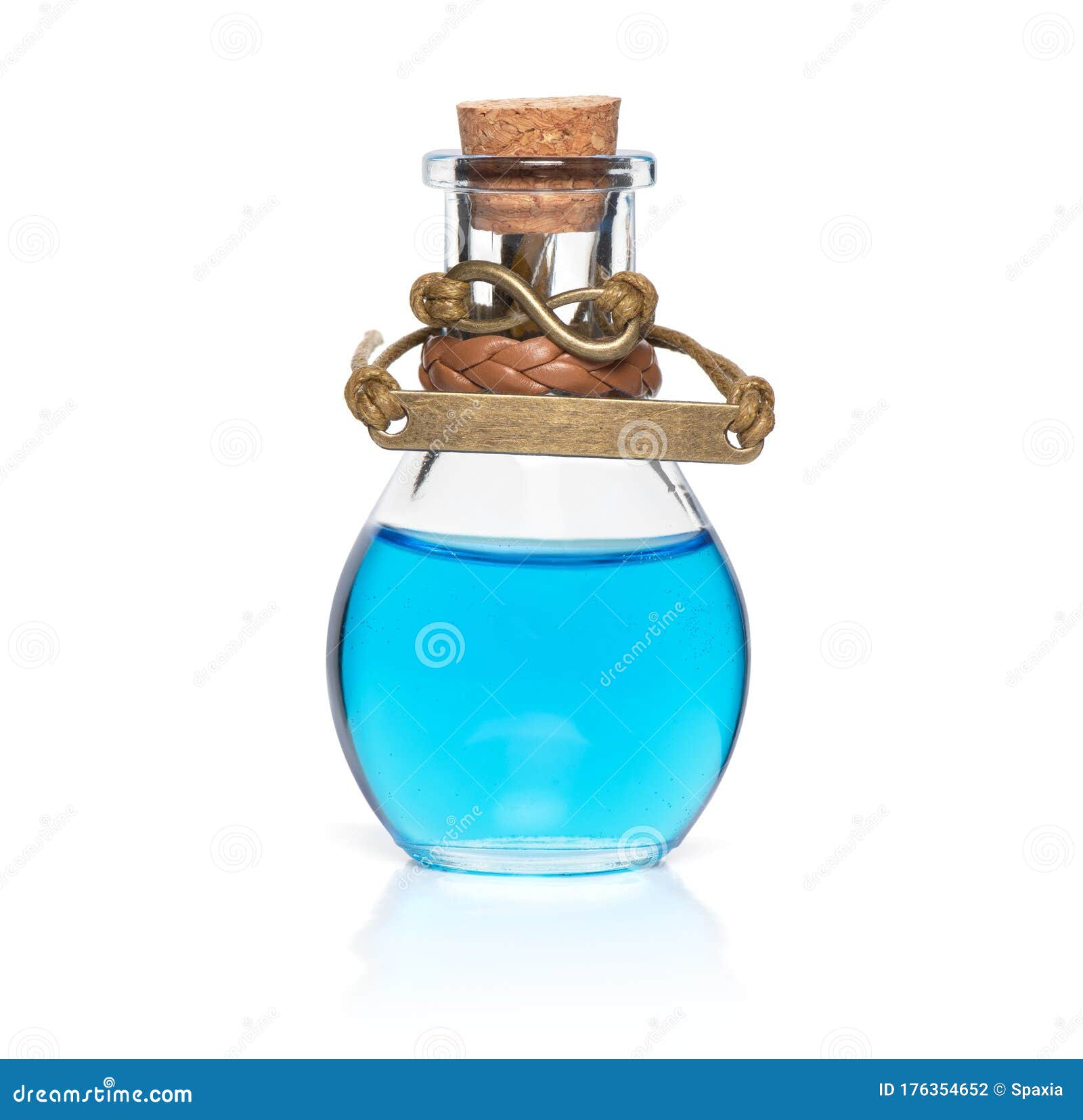 Bottle of a Solution or Remedy for All Difficulties or Diseases Stock ...