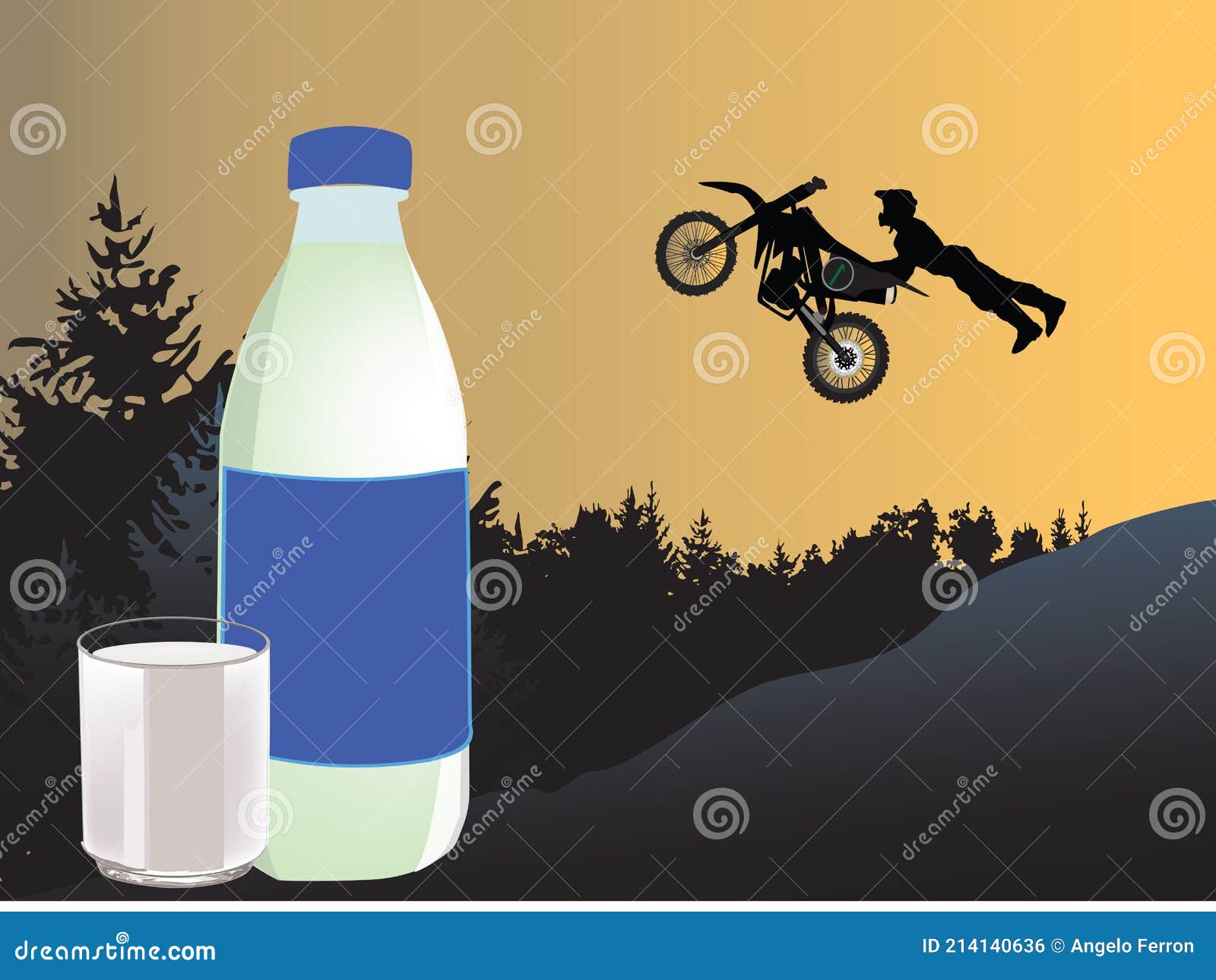 Bottle of Sports Milk Bottle of Hunter Milk Bottle of Hunter Milk Stock ...