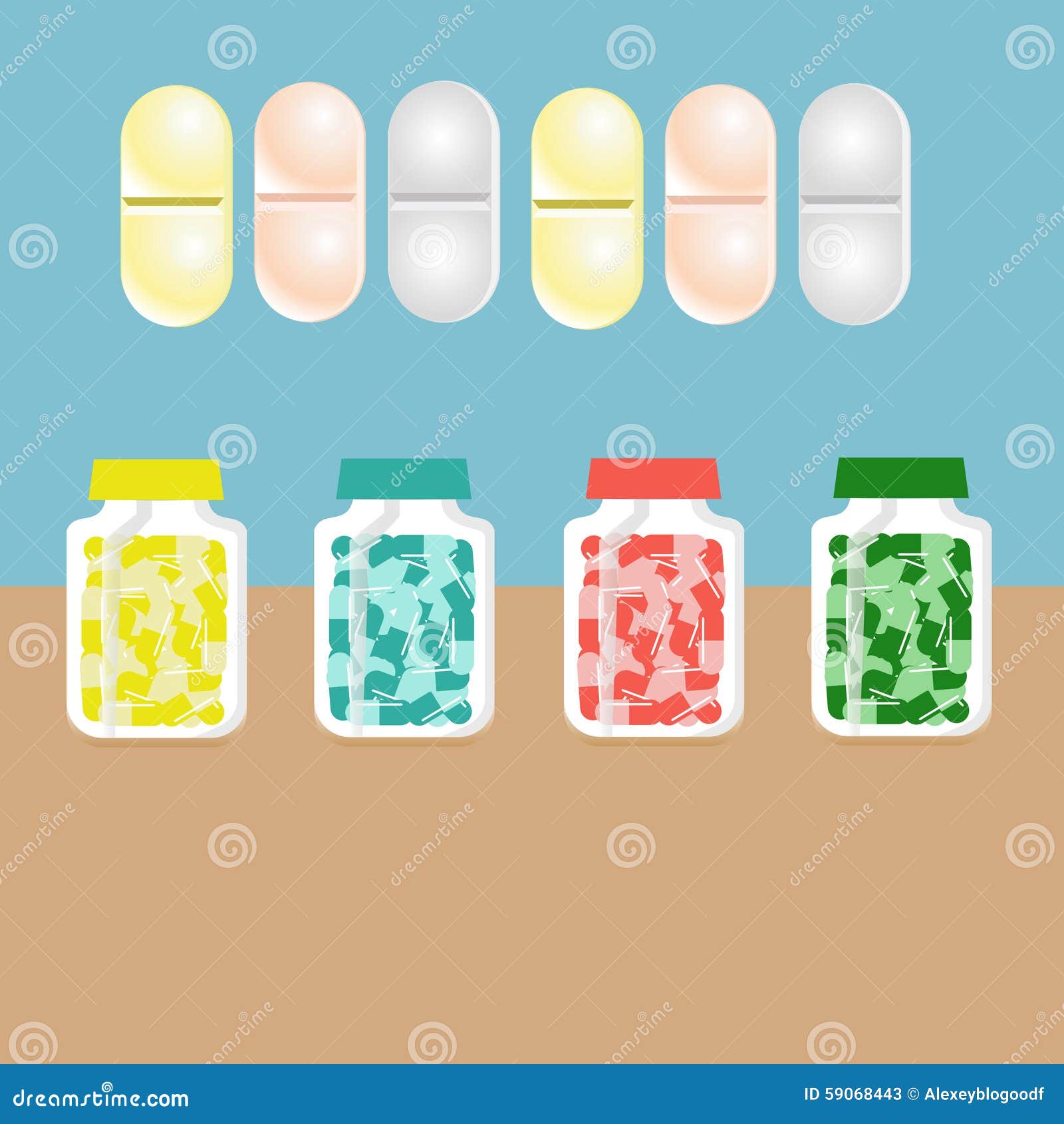 Bottle for Tablets, Packaging for Tablets, Container for Pills Stock ...