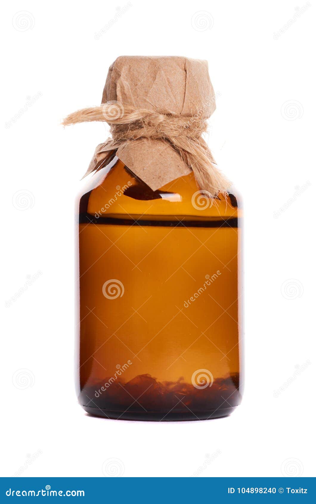 Bottle with Tincture Isolated on White Background Stock Photo - Image ...