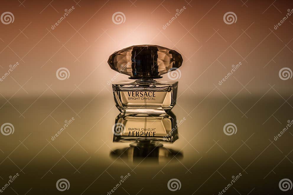 Bottle of Versace Perfume Water. Editorial Image - Image of design ...