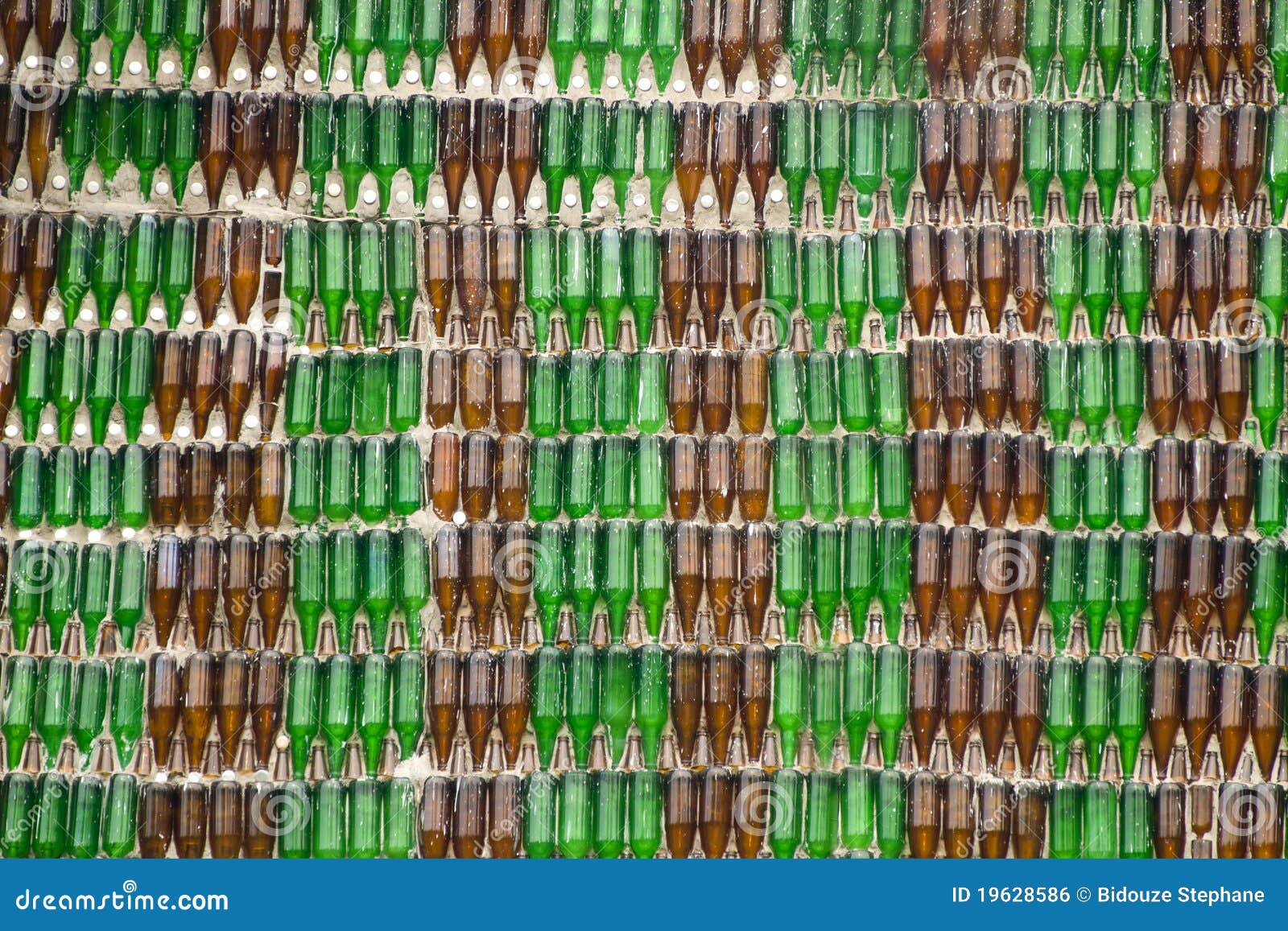 Bottle wall stock photo. Image of decoration, brown, thailand - 19628586
