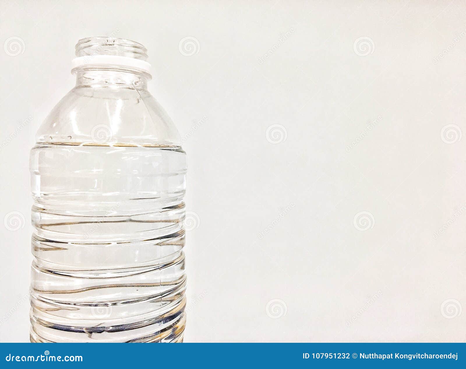 Bottle Water on White Background Stock Photo - Image of background ...