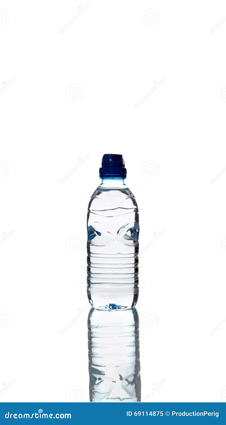 Bottle of Water on a White Background Stock Image - Image of healthy ...