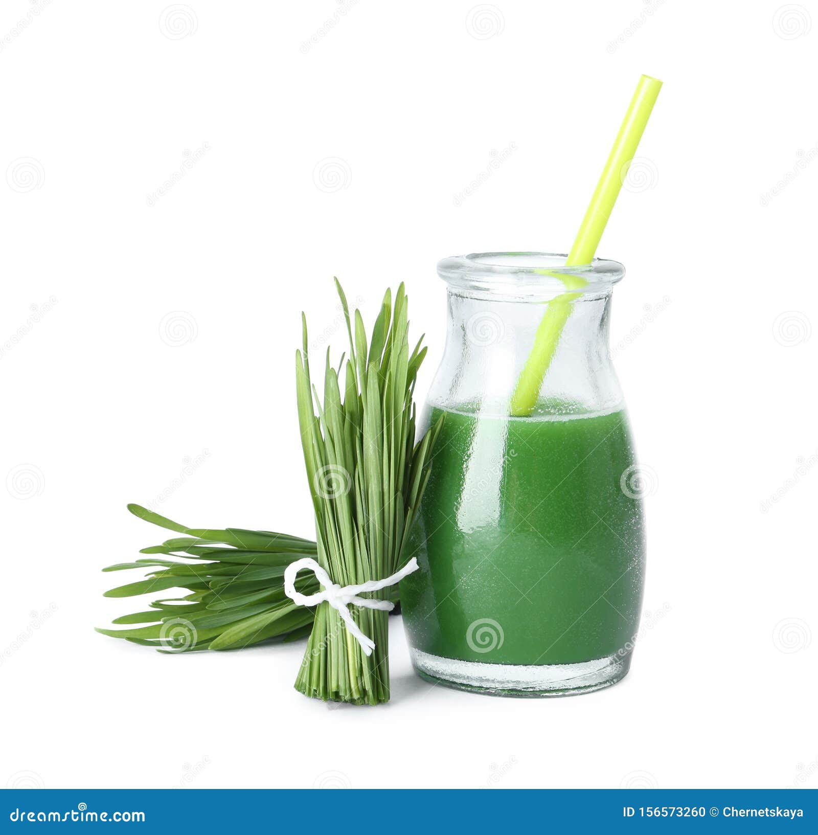 Bottle of Wheat Grass Juice and Sprouts on White Stock Photo - Image of ...
