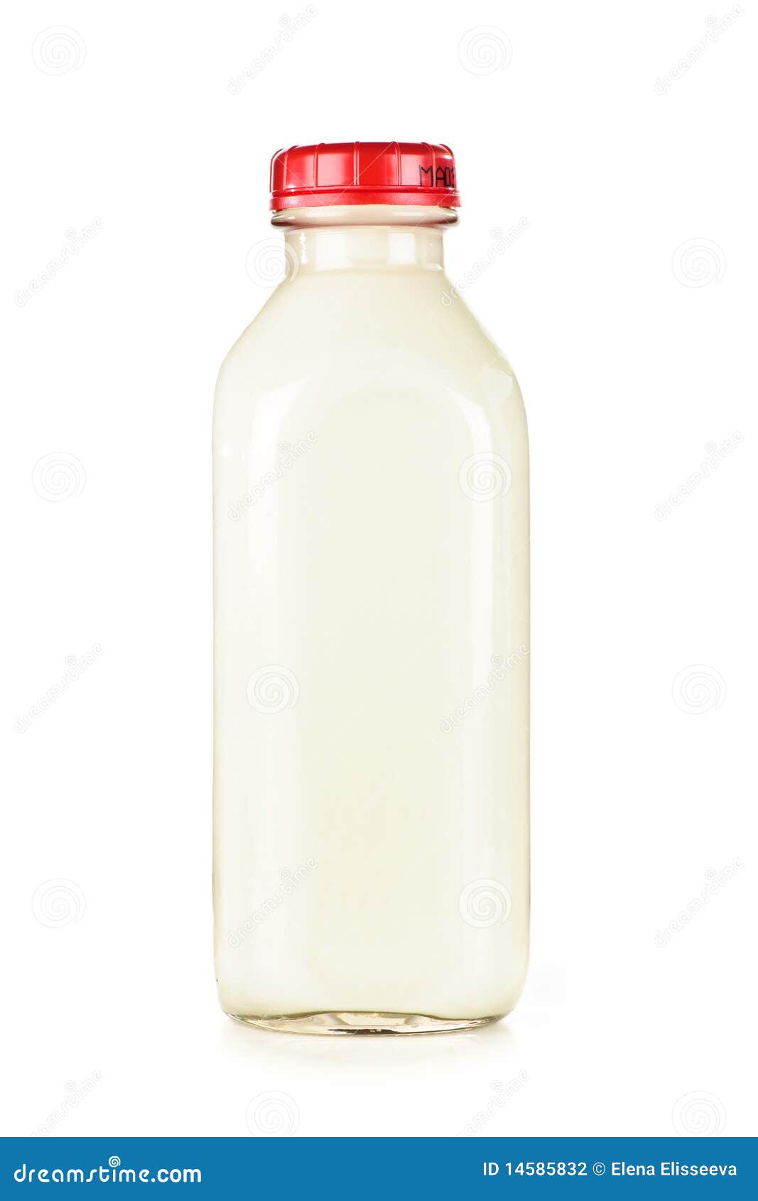 Bottle of white milk stock photo. Image of glass, food - 14585832