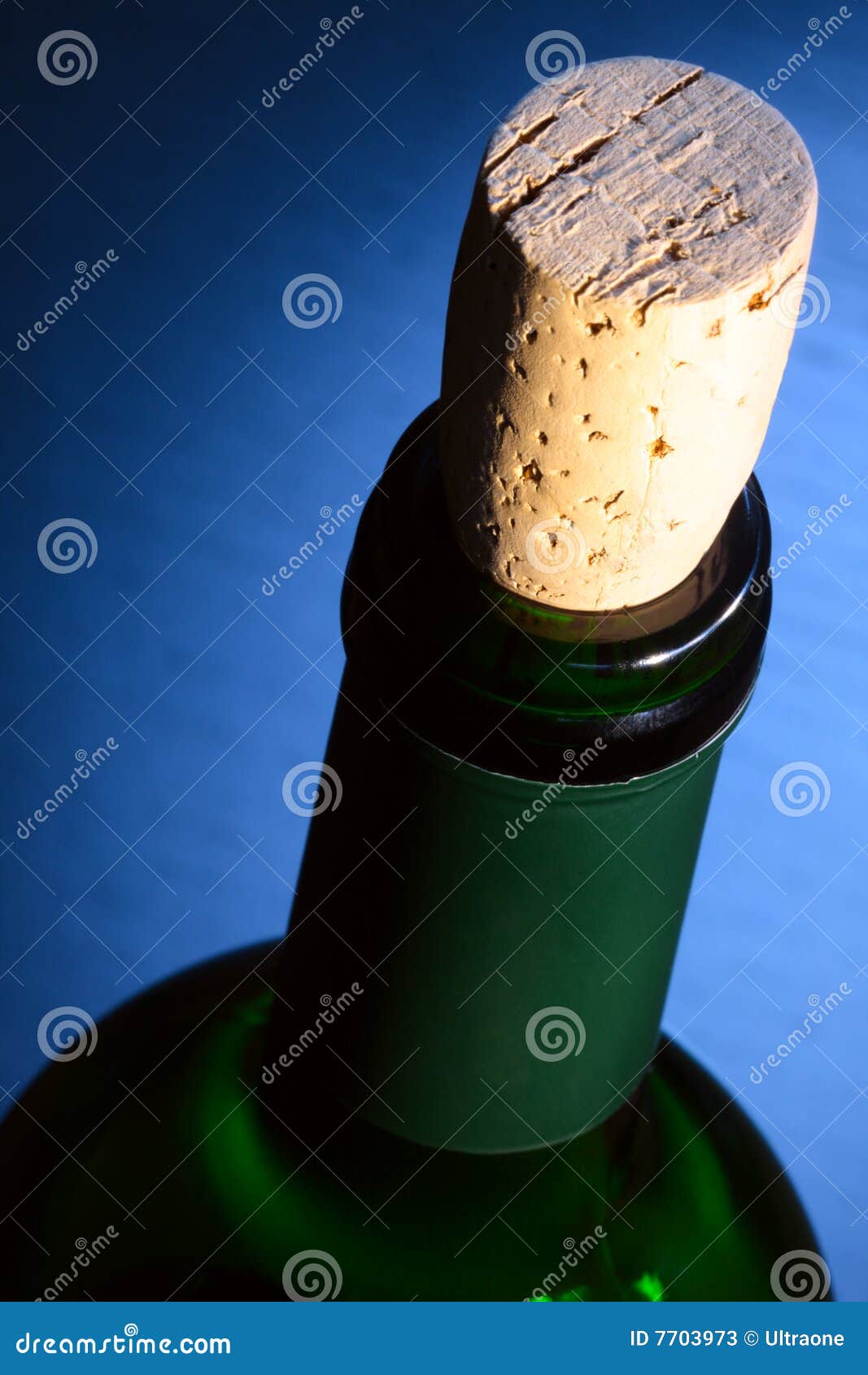 Bottle of Wine. Above Tilt View. Stock Image - Image of cork, drink ...