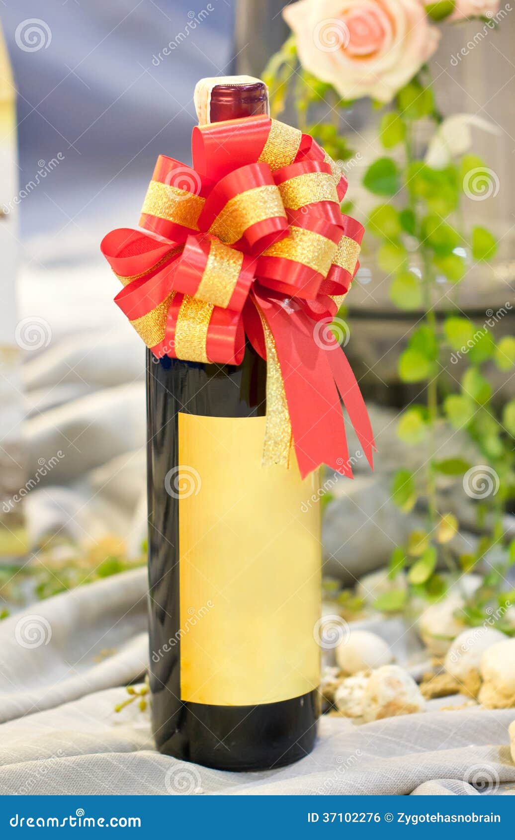 Bottle of Wine. stock photo. Image of liquid, restaurant - 37102276