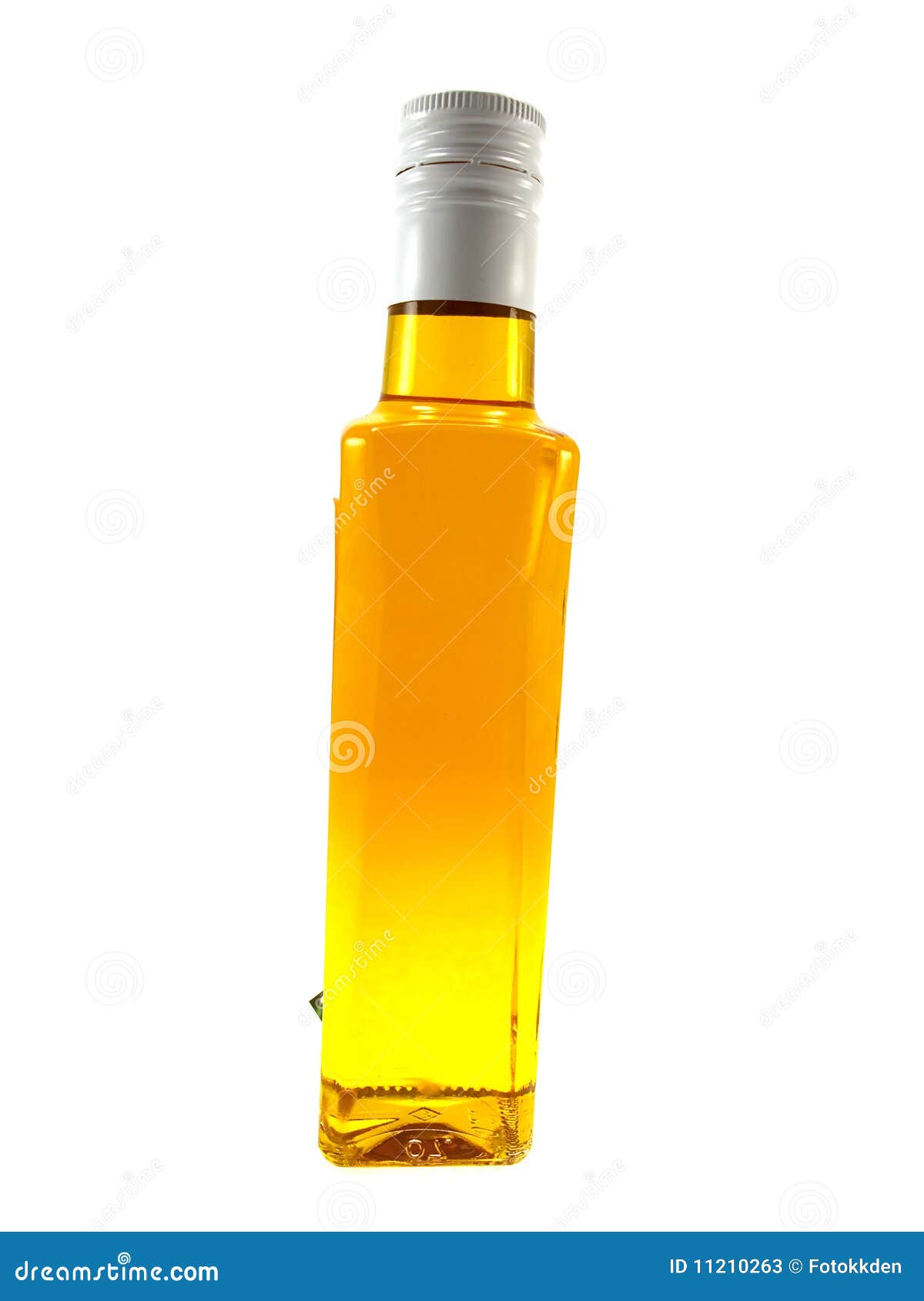 Bottle with yellow oil stock image. Image of unopen, vertical - 11210263