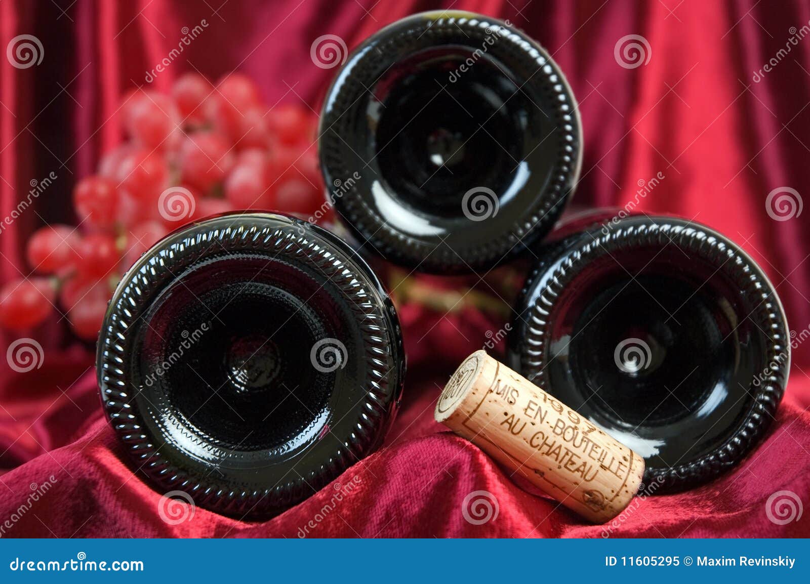 Bottlebottoms on Red stock image. Image of full, blurred - 11605295