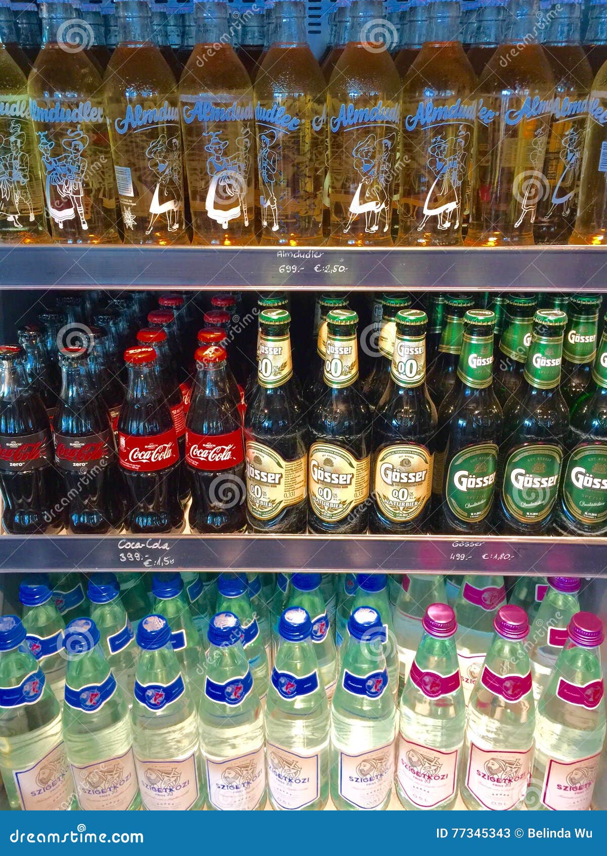 Bottled drinks editorial stock photo. Image of apple - 77345343