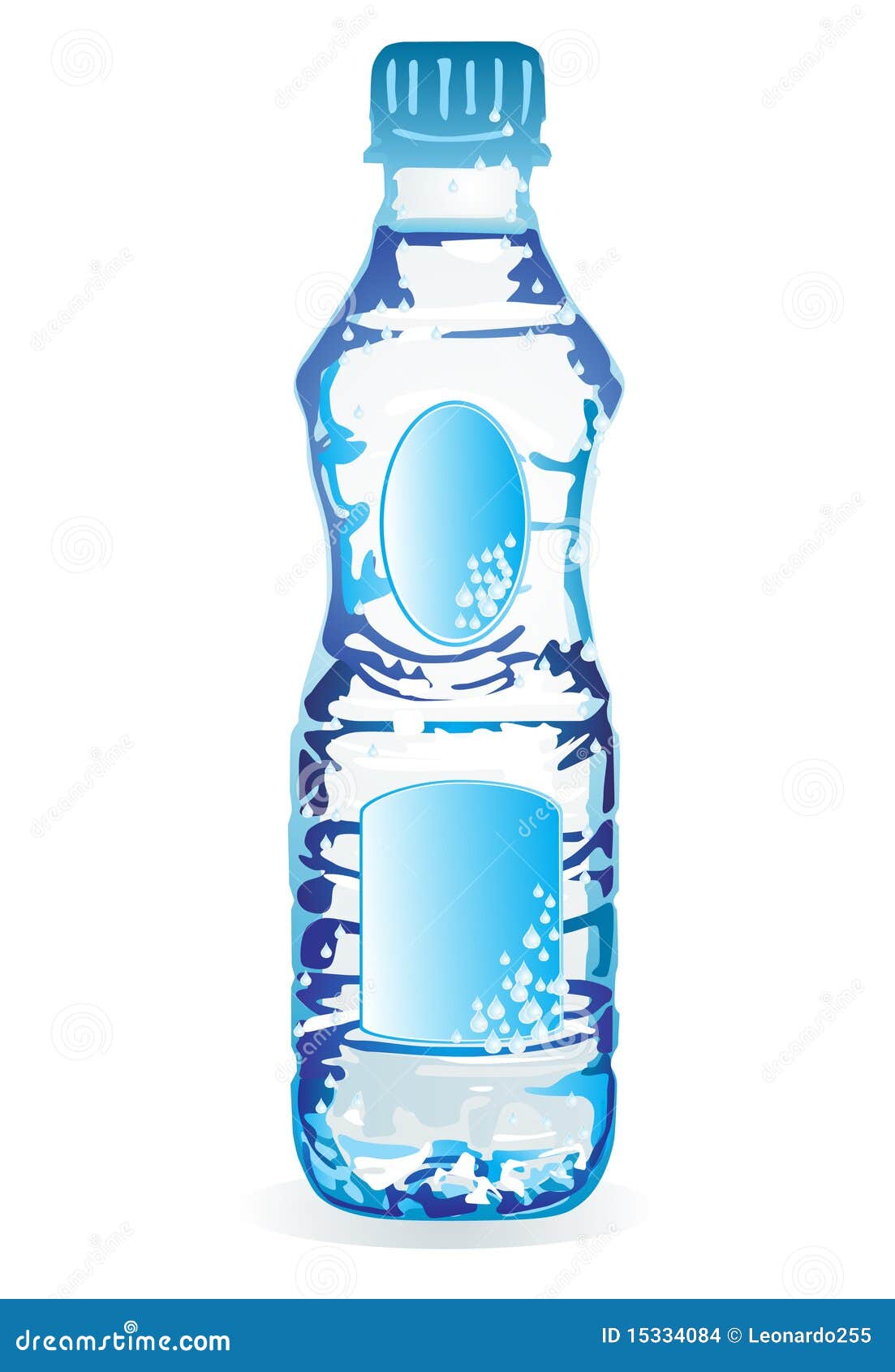 Bottled Water Vector Illustration | CartoonDealer.com #4422088