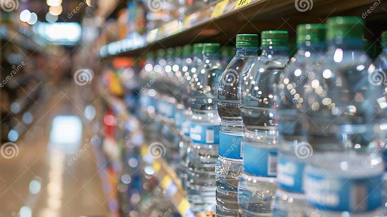 Bottled Water Display in Grocery Store Aisle Stock Photo - Image of ... Bottled Water Display in Grocery Store Aisle Stock Photo - Image of ...