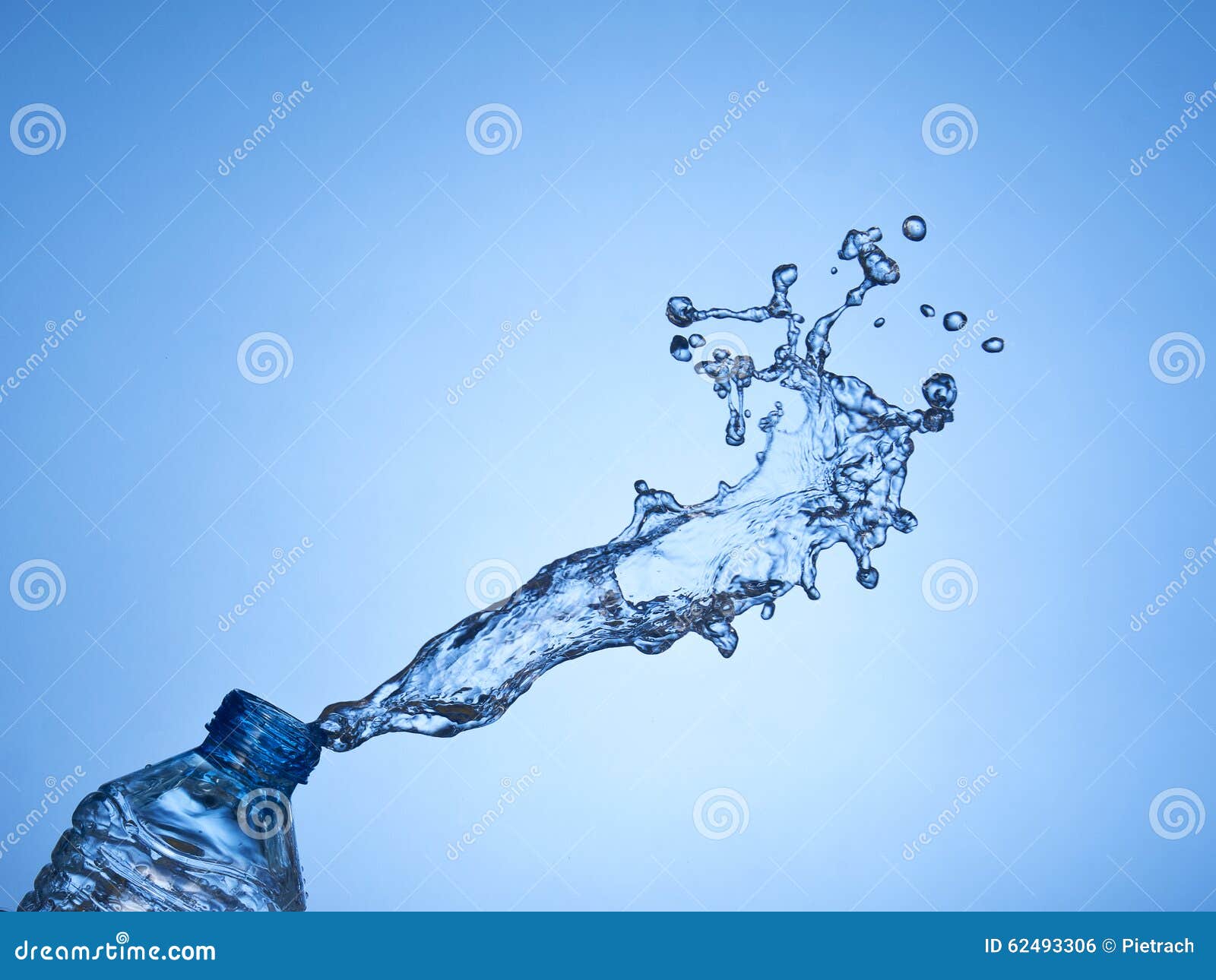 Bottled water splash. stock photo. Image of clear, water - 62493306
