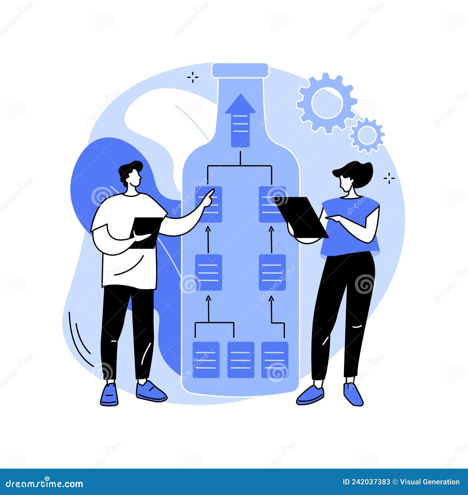 Bottleneck Analysis Abstract Concept Vector Illustration. Stock Vector ...