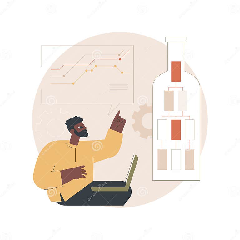 Bottleneck Analysis Abstract Concept Vector Illustration. Stock Vector ...
