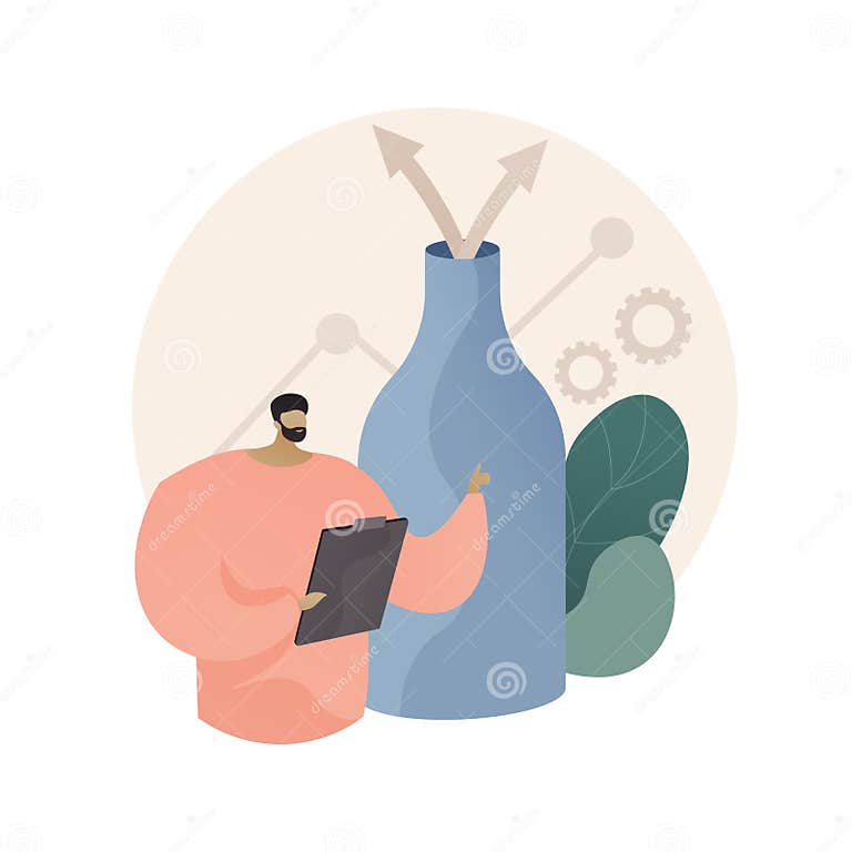 Bottleneck Analysis Abstract Concept Vector Illustration. Stock Vector ...