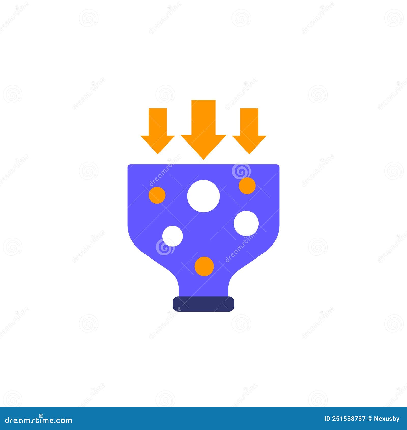 Bottleneck Analysis Icon, Linear Design Cartoon Vector | CartoonDealer ...