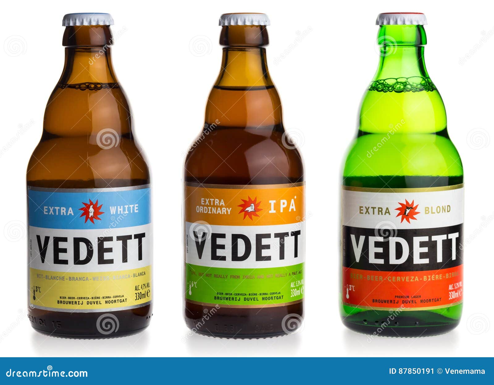 Bottles of Belgian Vedett Beer Editorial Photo - Image of white ...