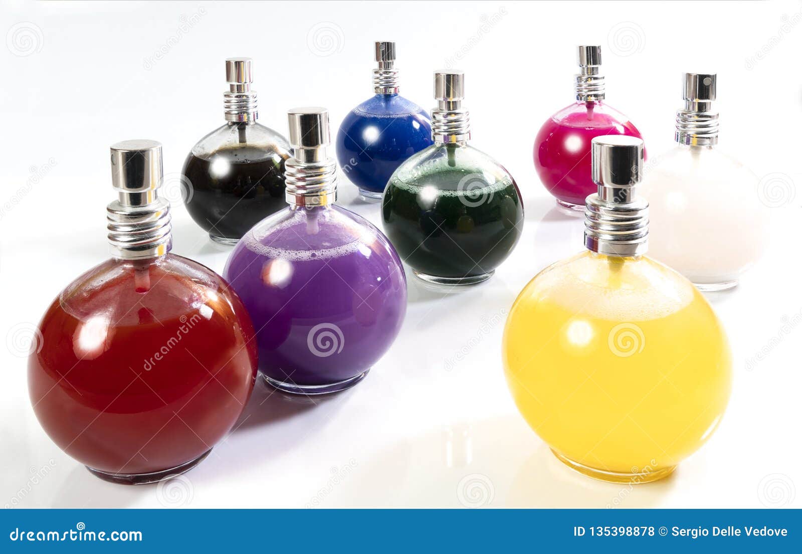 Bottles with Colored Liquid Stock Photo - Image of high, bootle: 135398878