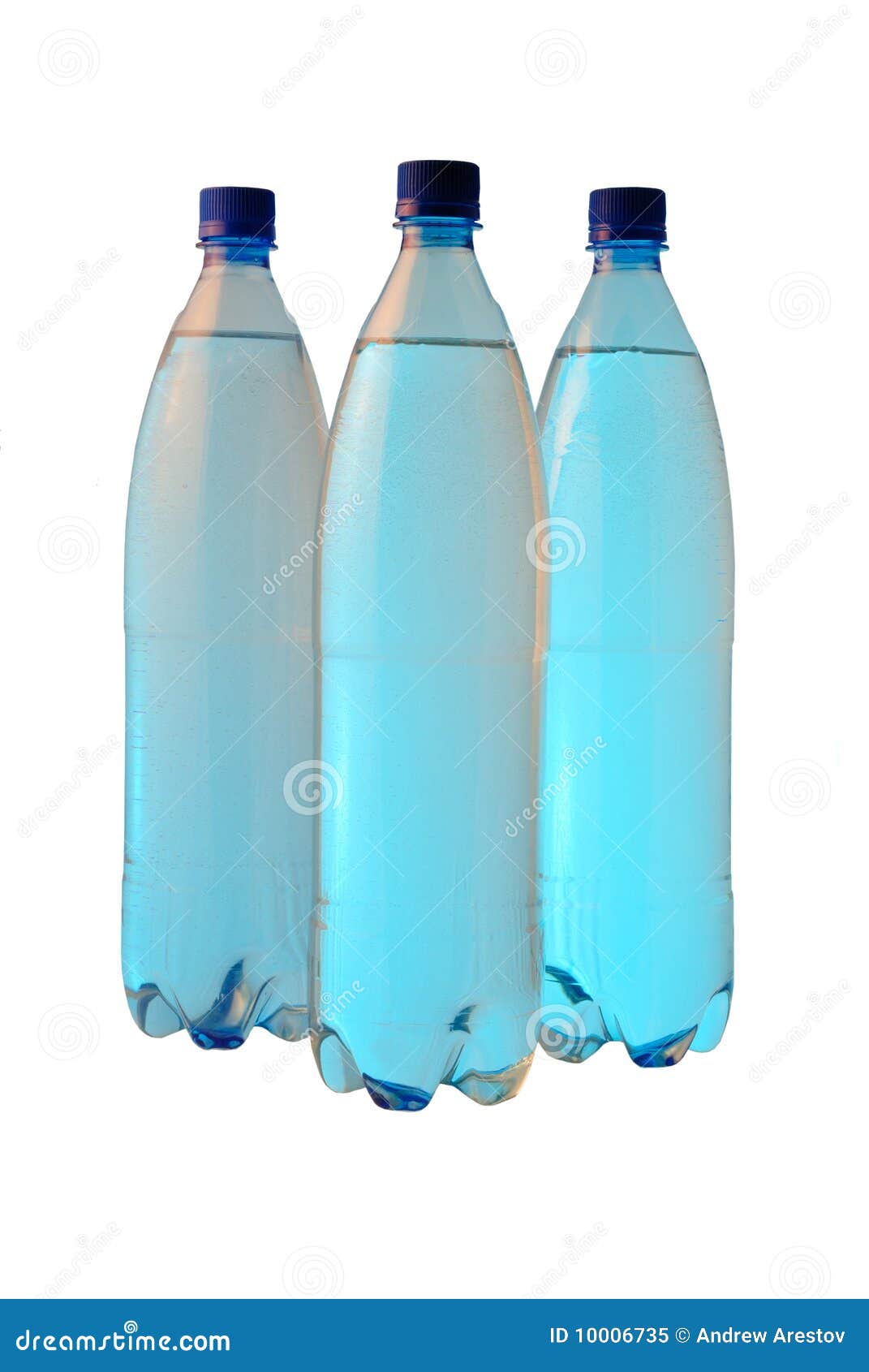 Bottles with cool water stock image. Image of blank, water - 10006735