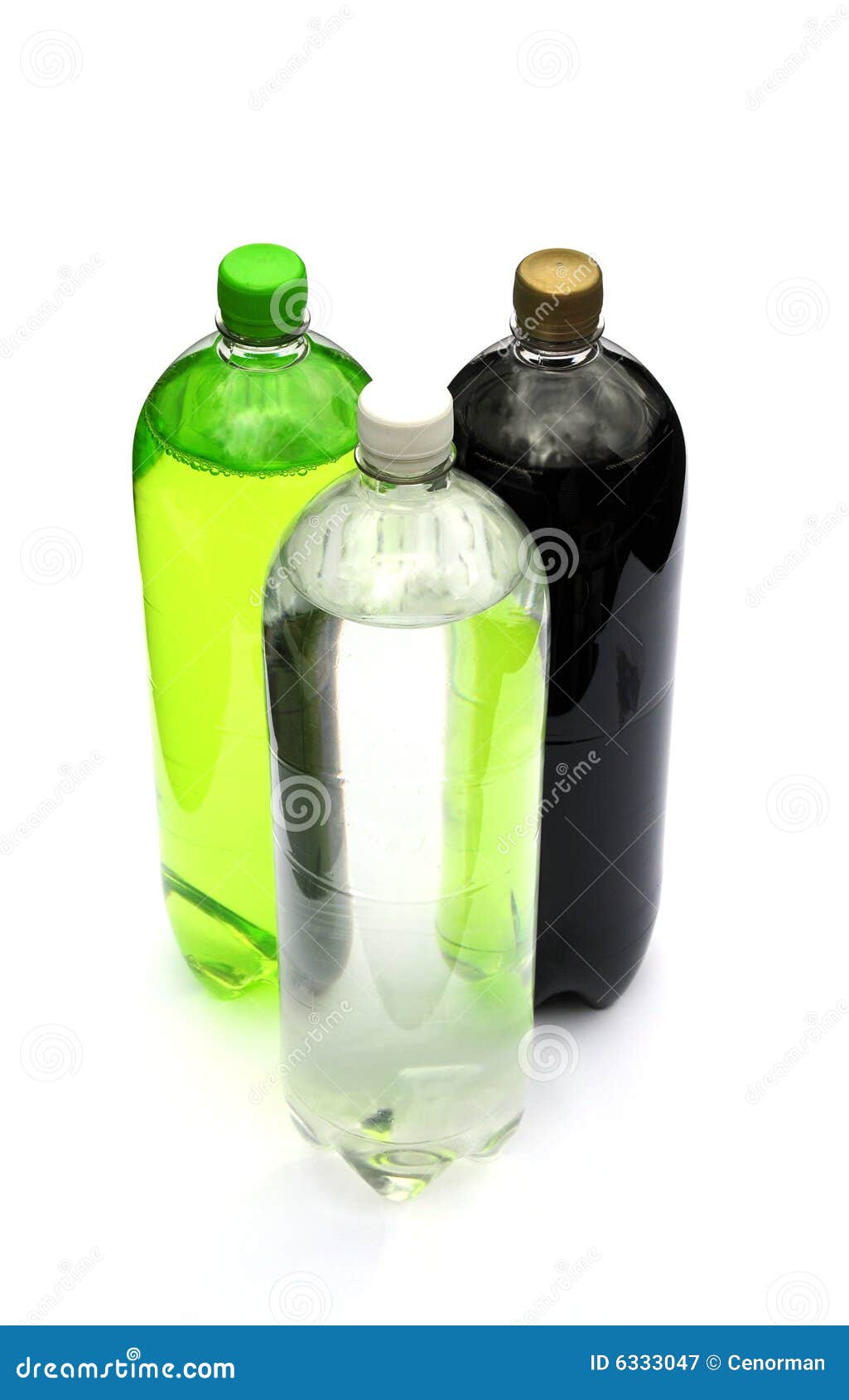 Bottles of fizzy drink stock image. Image of drink, beverage - 6333047