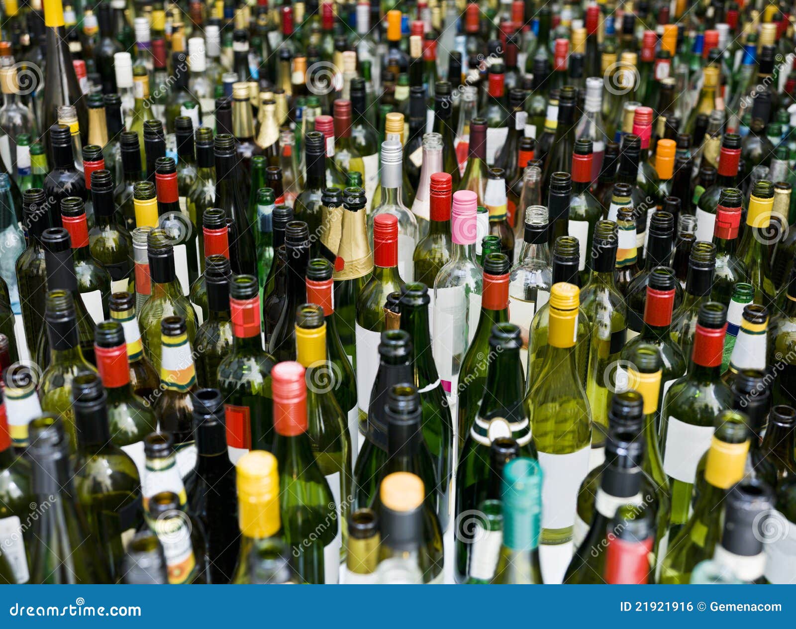 Bottles full frame stock photo. Image of focus, abstract - 21921916